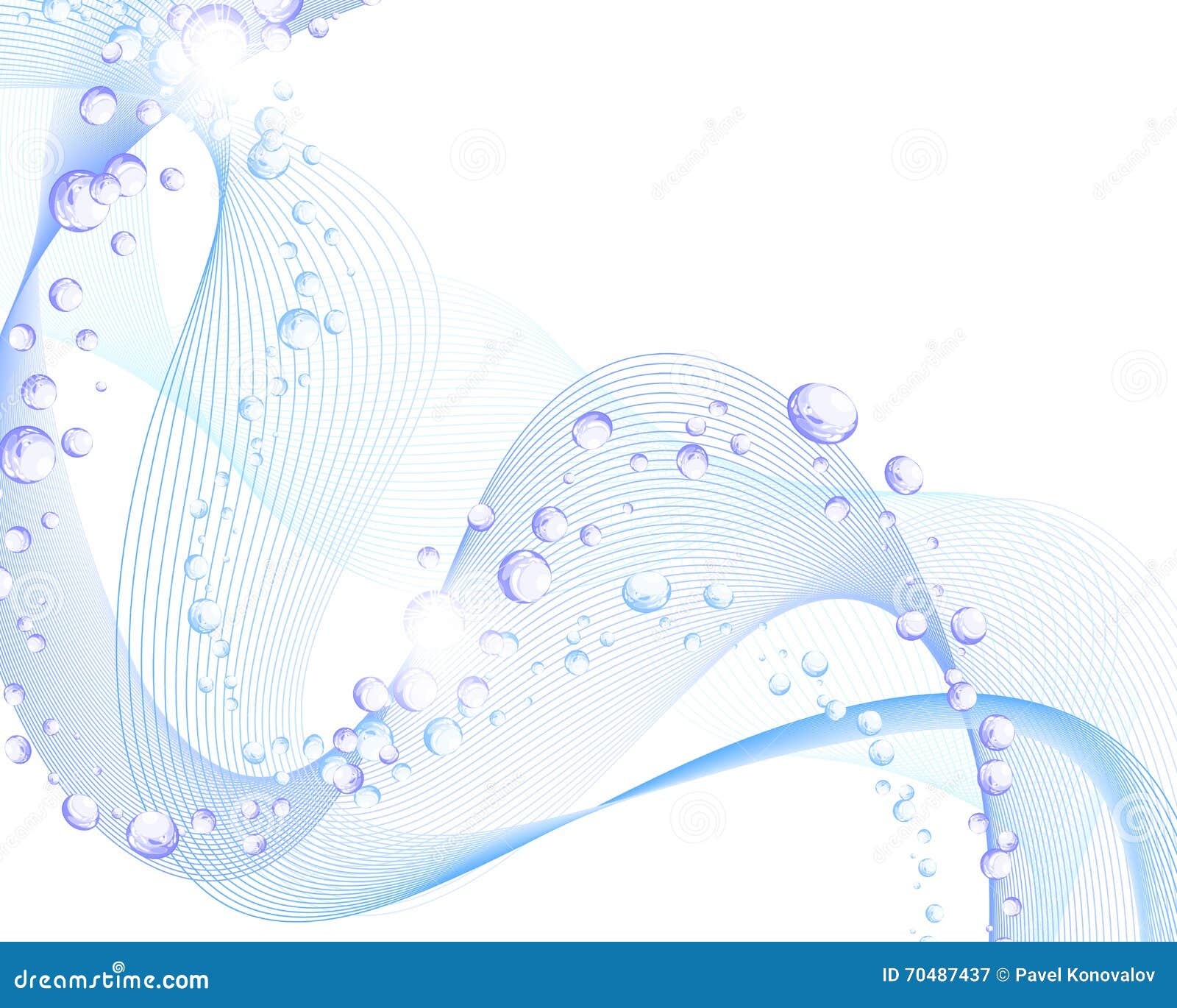 Water Lines Concept Design stock vector. Illustration of clear - 70487437