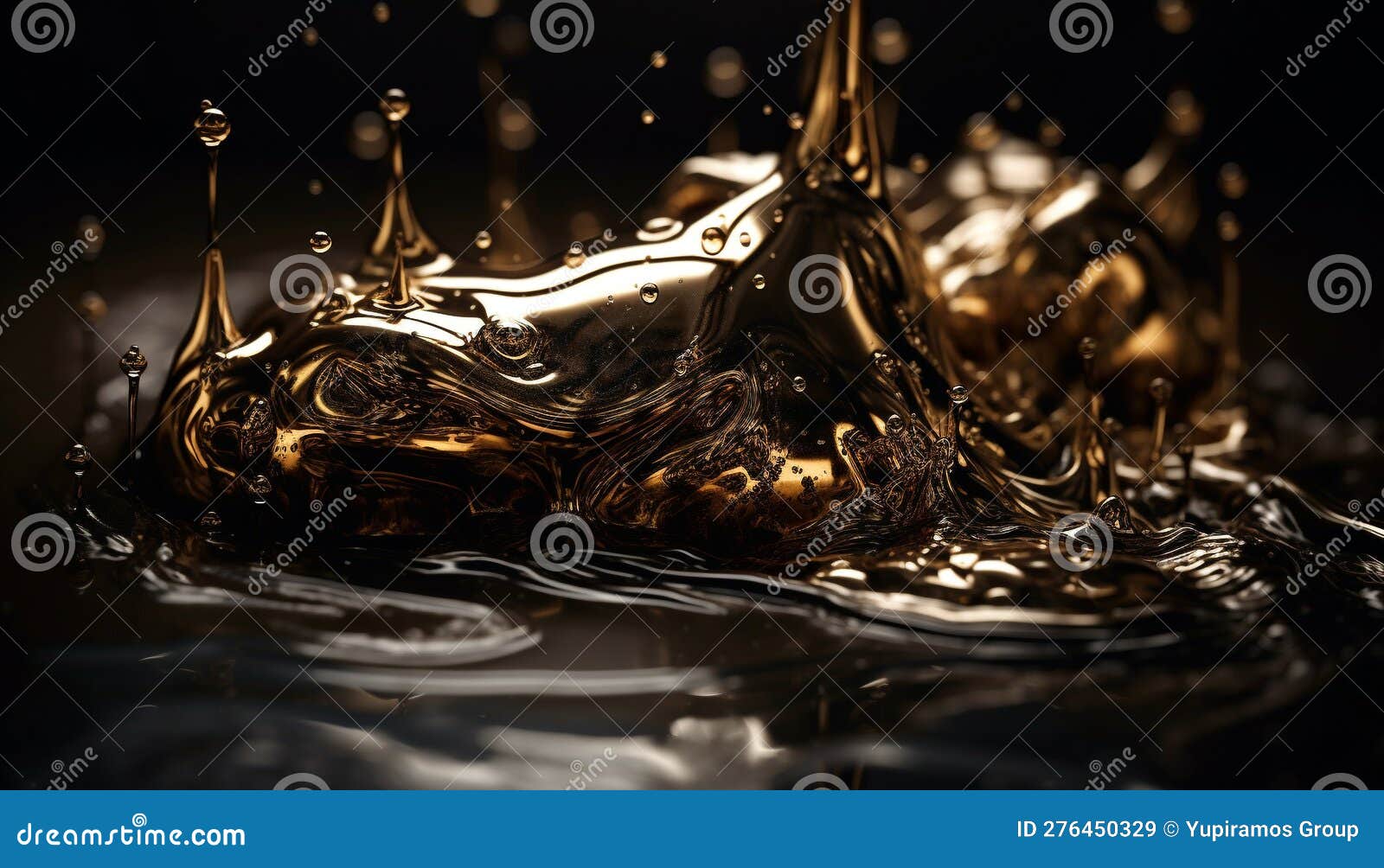 Water or Liquid Splash Scene Generated by AI Stock Image - Image of ...