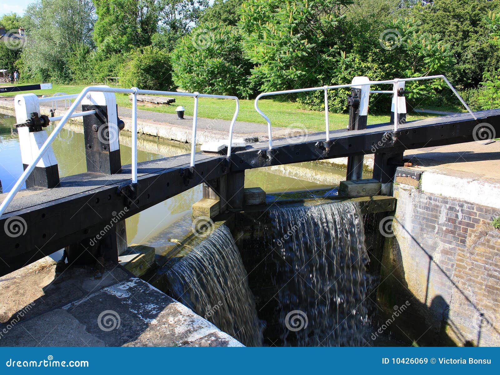Water through a lock stock image. Image of traditional - 10426069