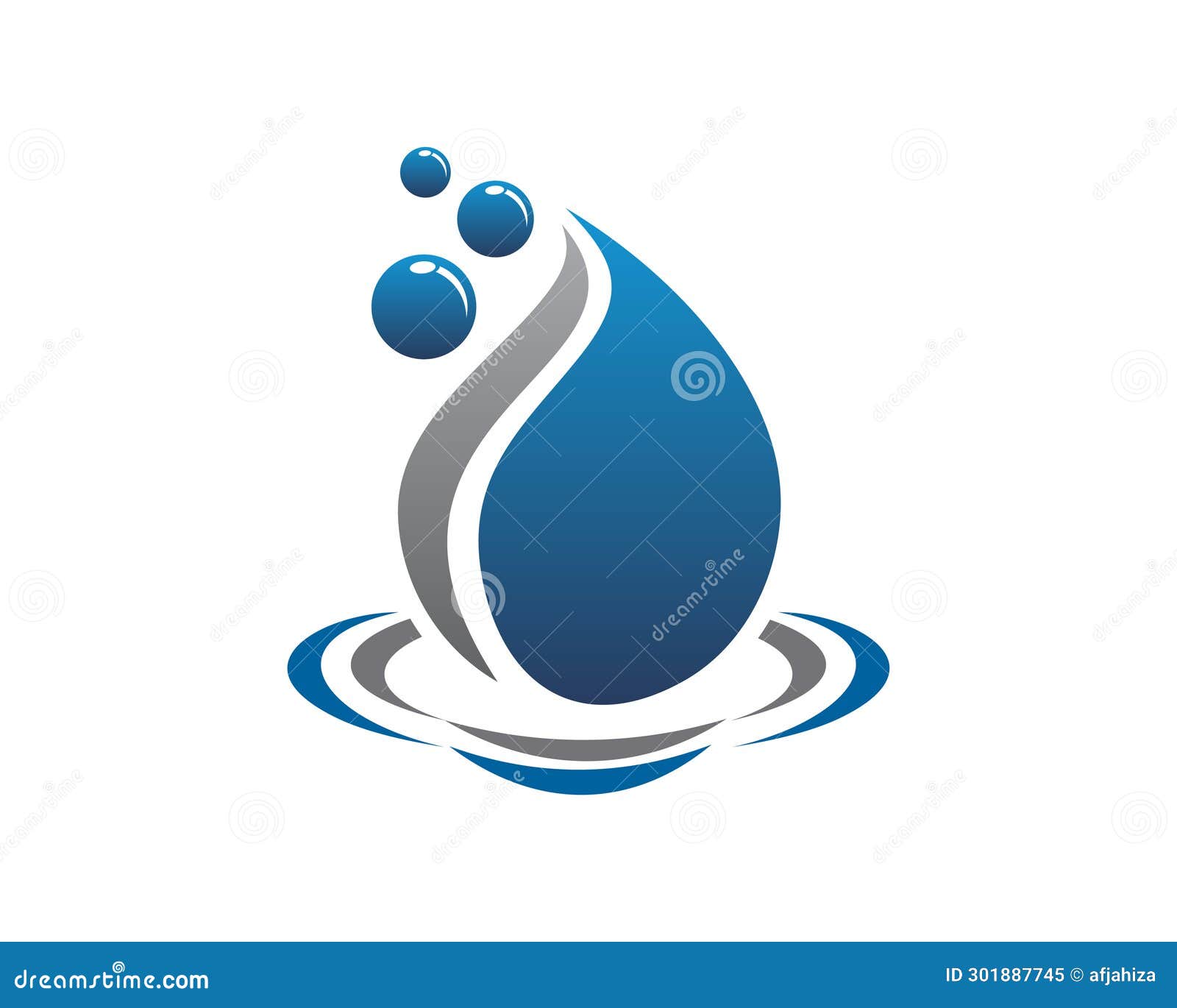Water Logo Bubble Template Symbol Stock Vector - Illustration of line ...