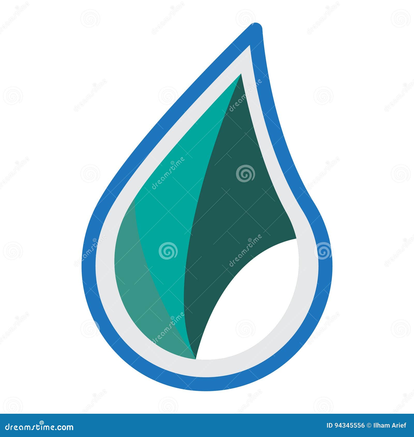 Water logo icon design stock vector. Illustration of drink - 94345556