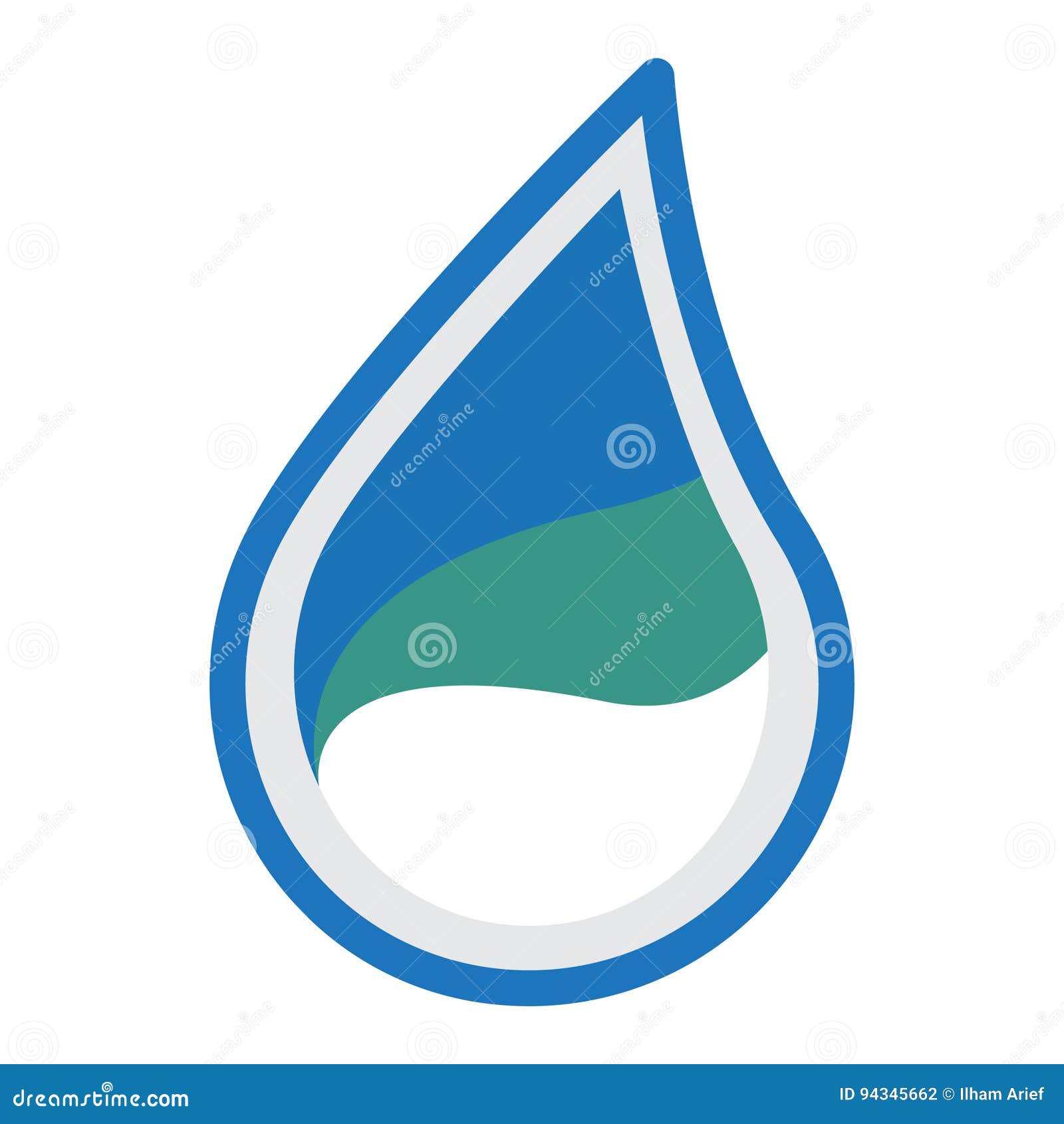 Water logo icon design stock vector. Illustration of icons - 94345662