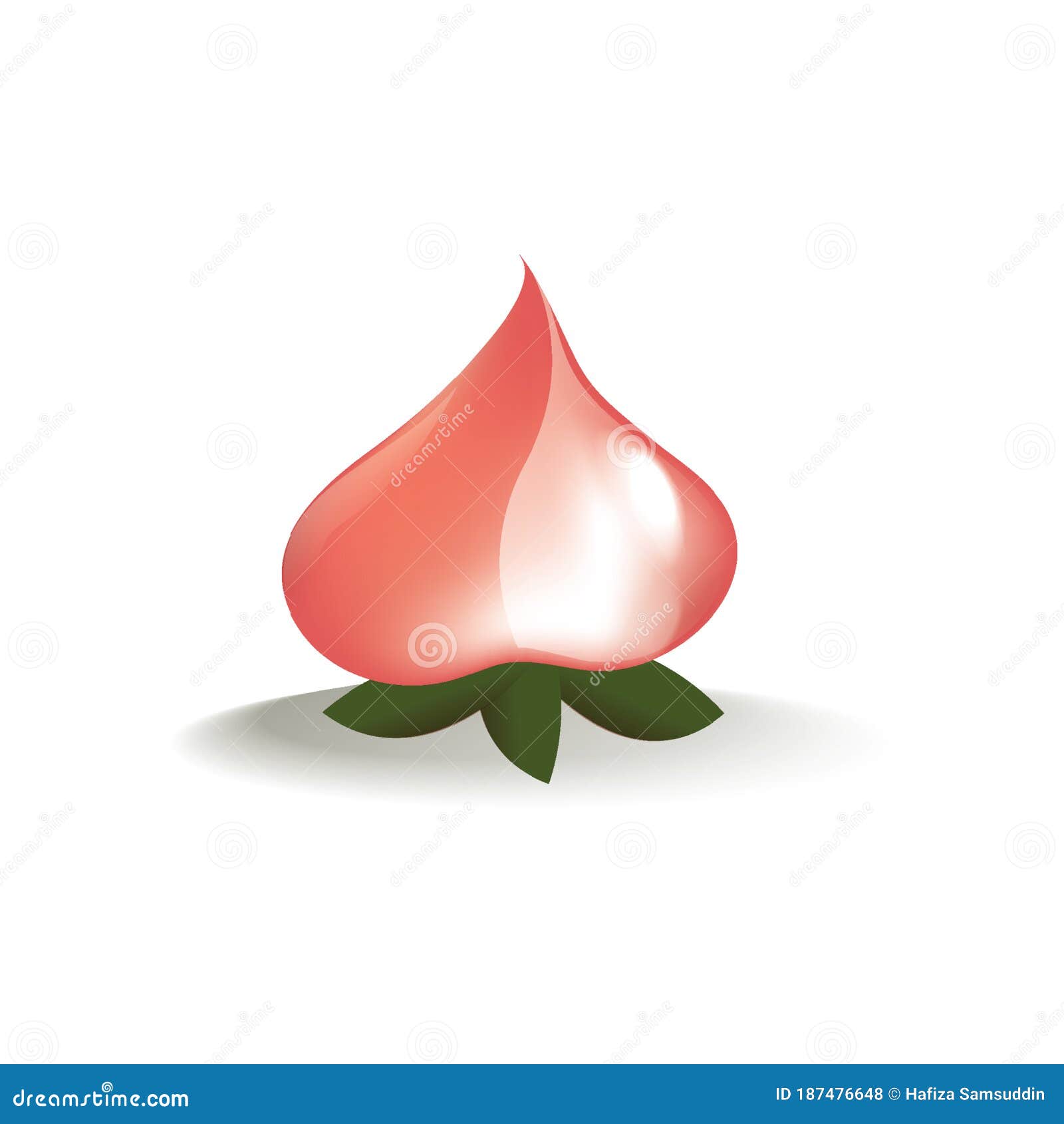 Longevity Peach Calligraphy Floral Background Vector Drawing ...