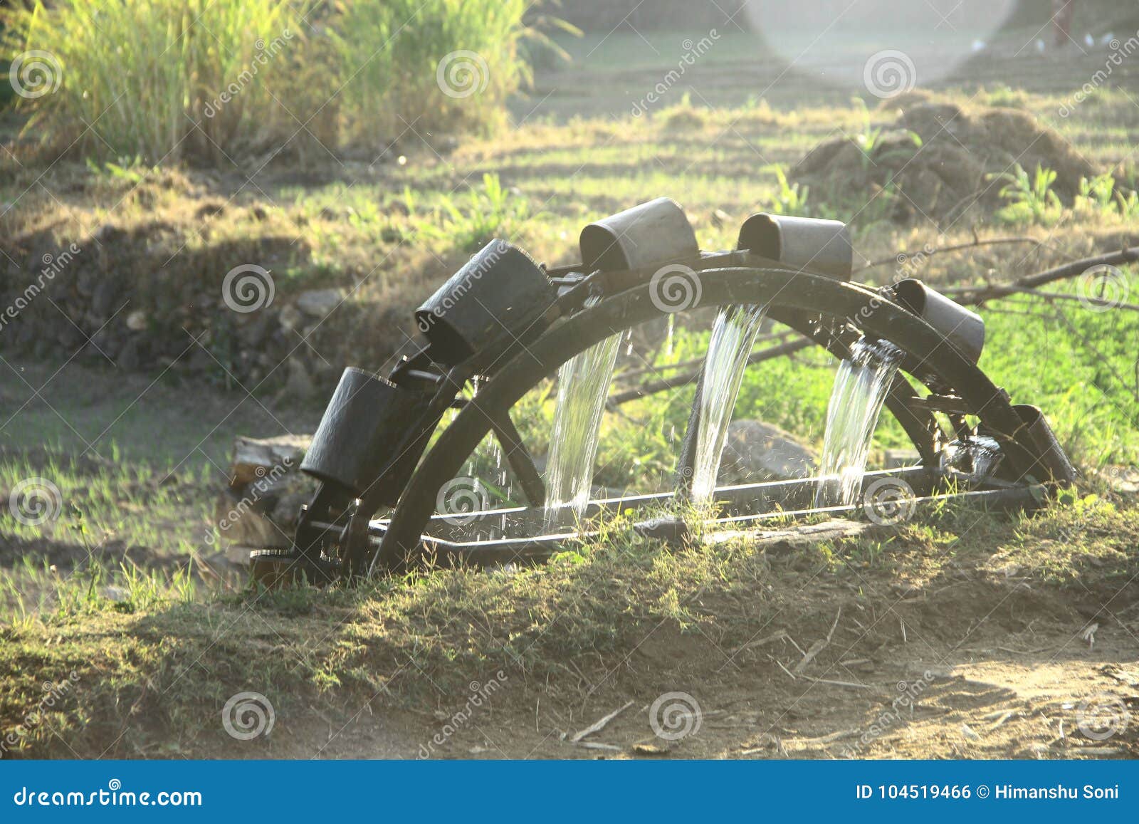 Water machine stock photo. Image of water, field, machine - 104519466