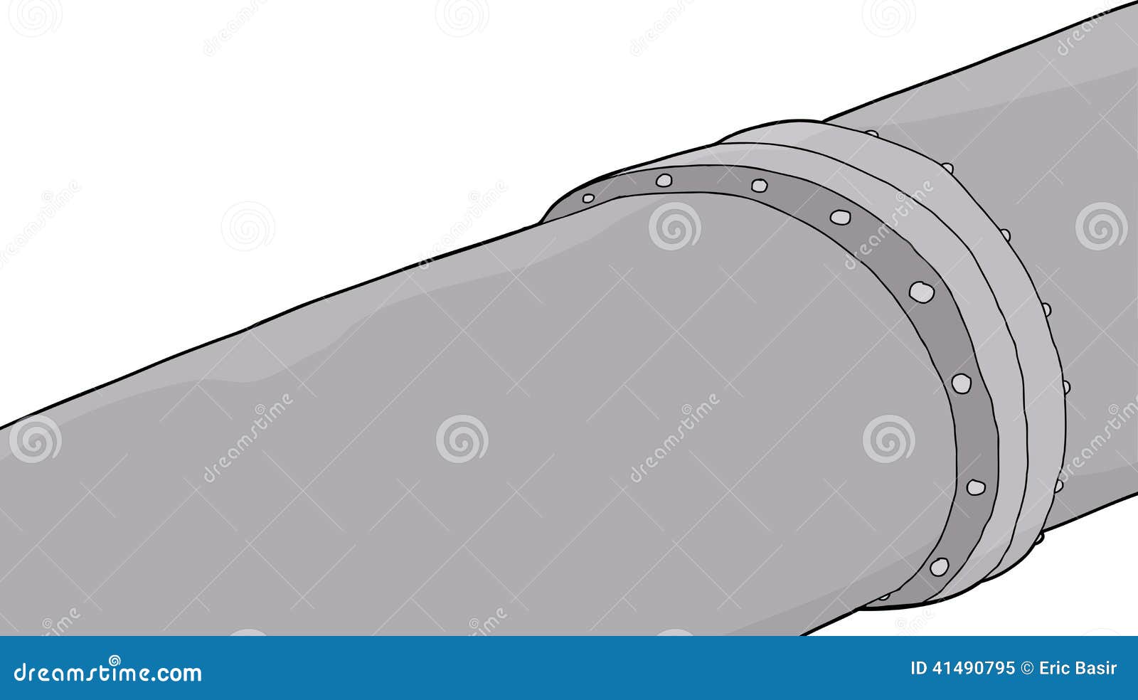 Water Main Pipe stock vector. Illustration of construction - 41490795