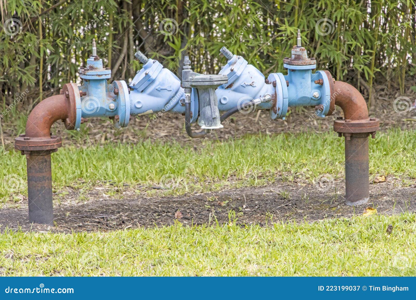 Water main valve system stock image. Image of system - 223199037