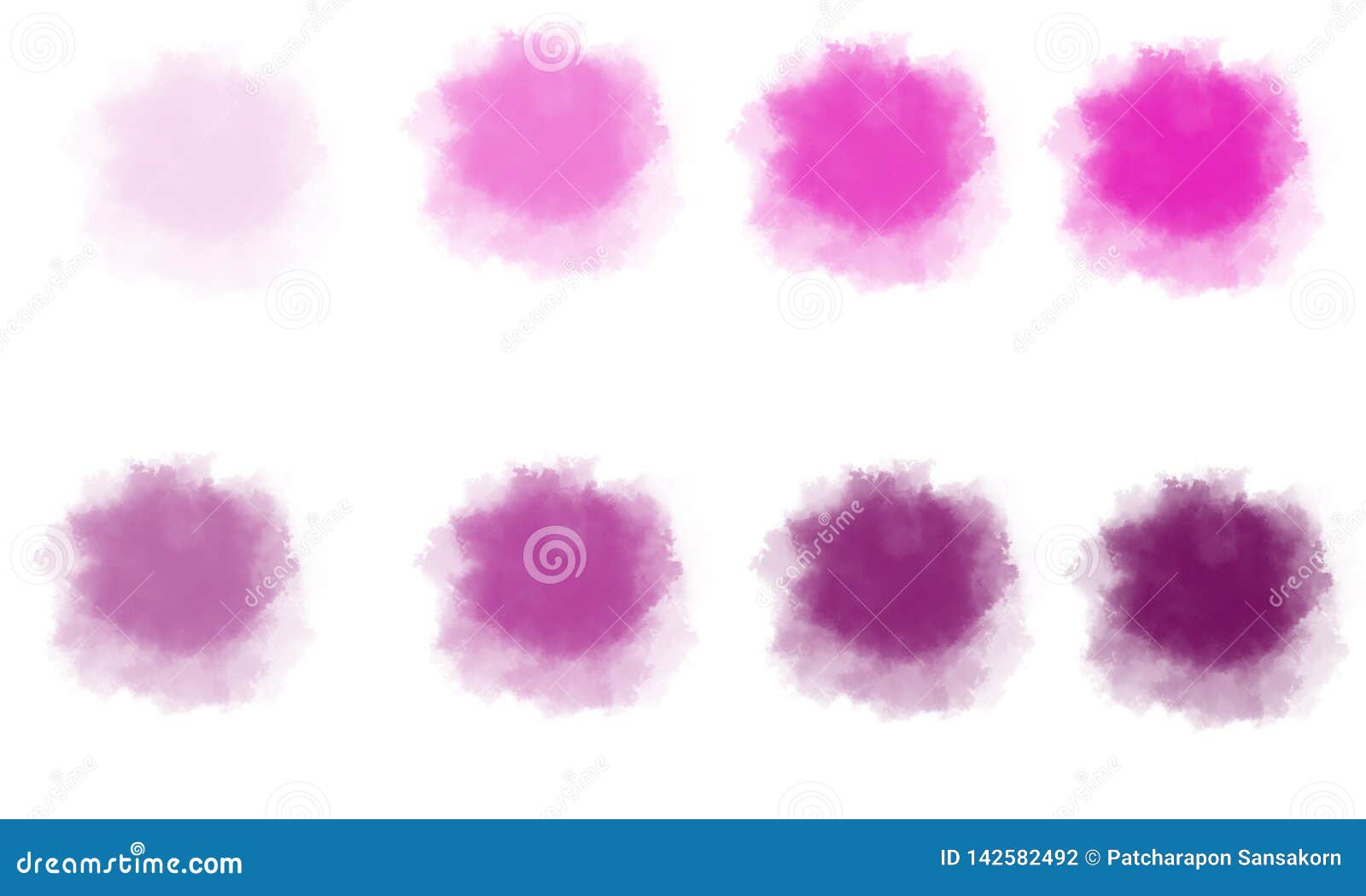 Water Mark Illustration On White Background Stock Illustration ...