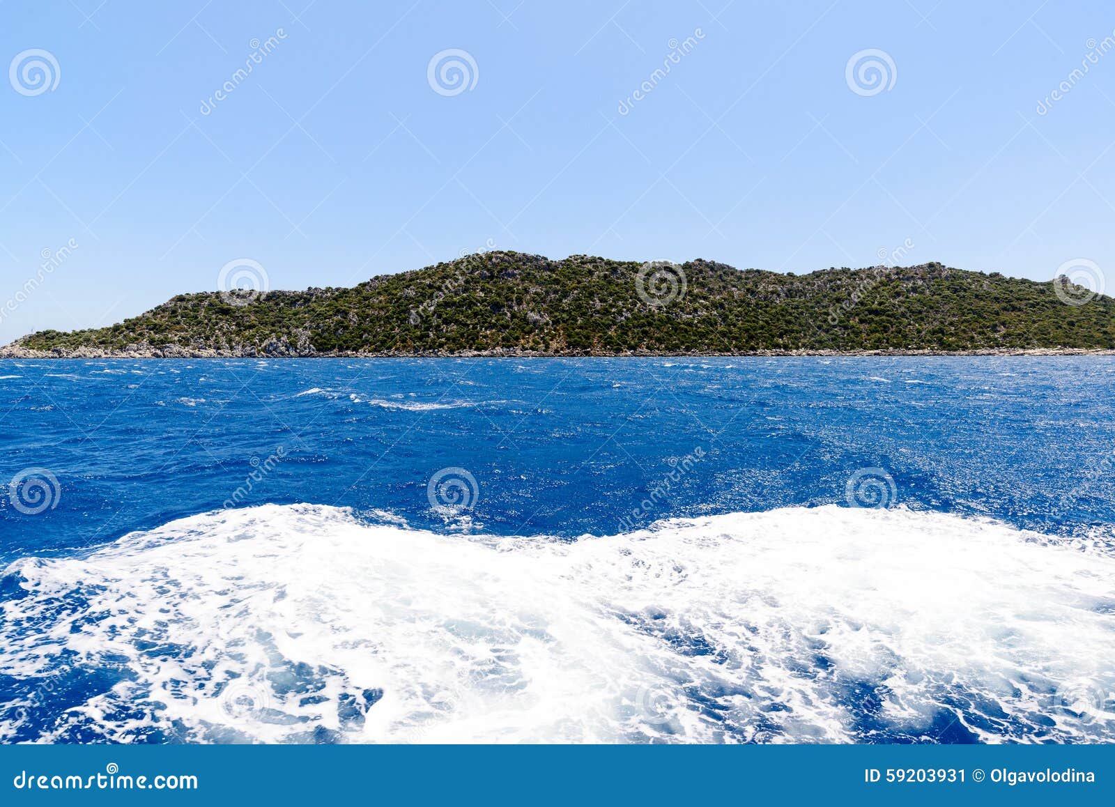 Water of Mediterranean Sea Off Turkish Coast Stock Image - Image of ...