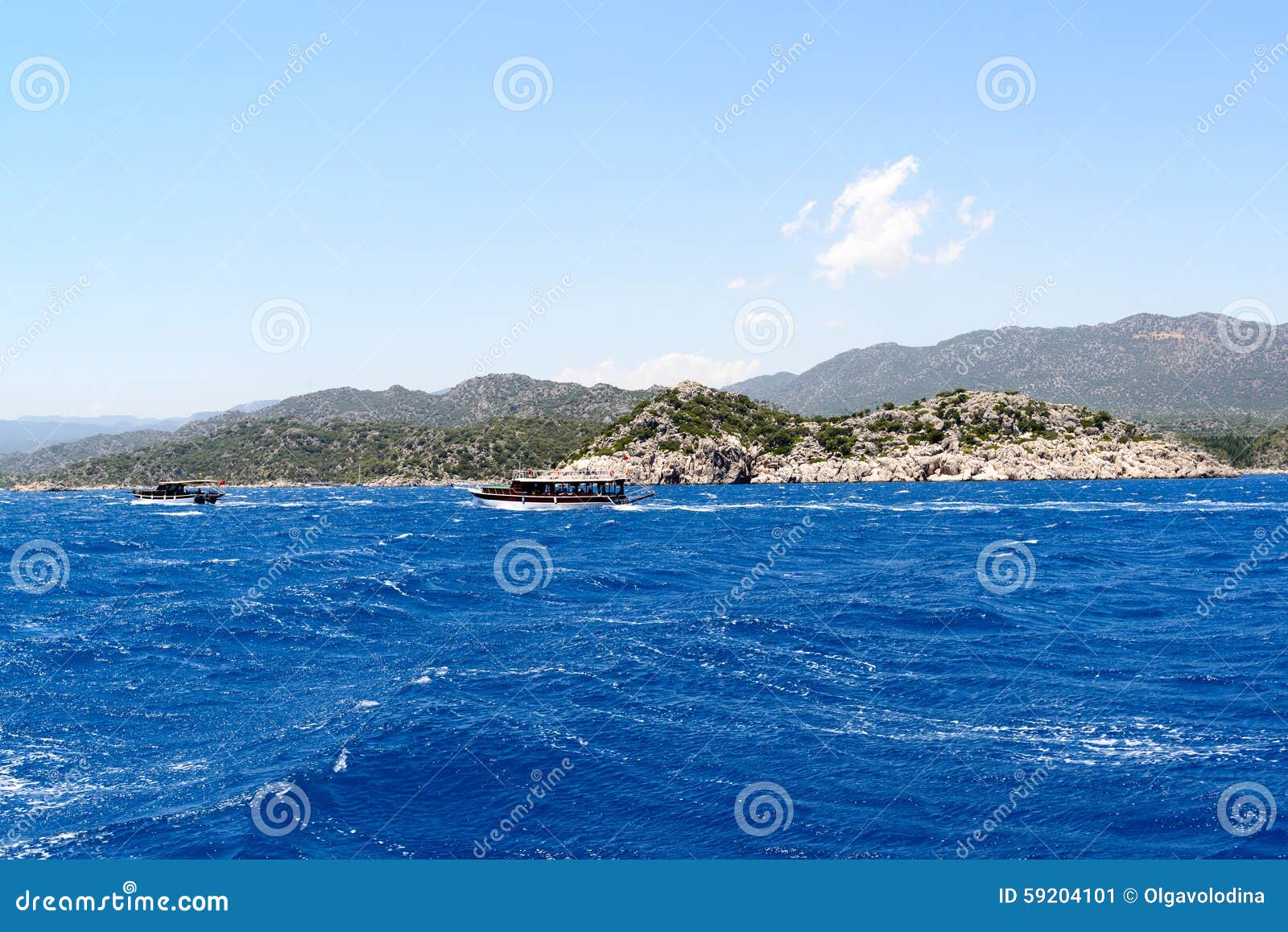 Water of Mediterranean Sea Off Turkish Coast Stock Image - Image of ...