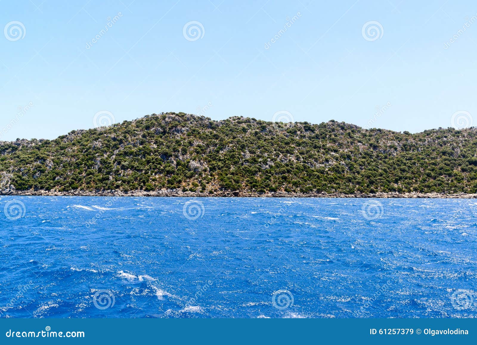 Water of Mediterranean Sea Off Turkish Coast Stock Image - Image of ...