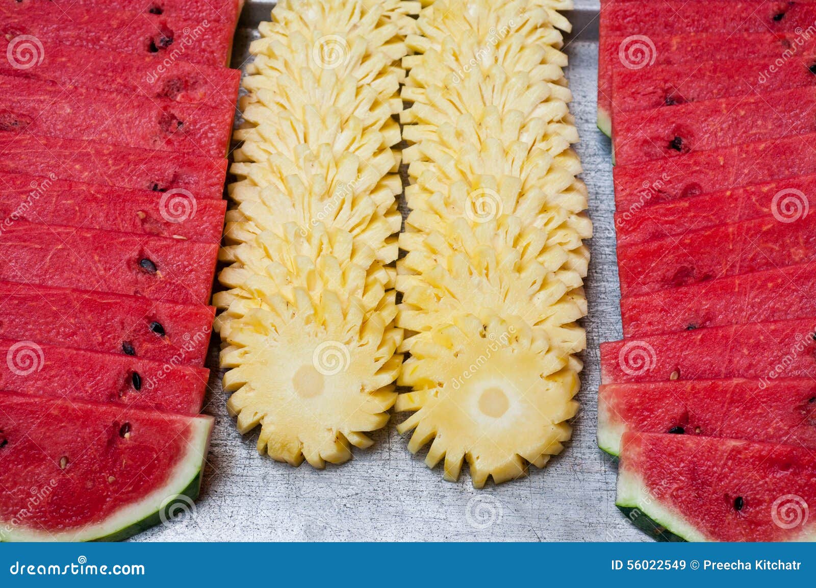 Water melon and pine apple stock image. Image of tourism - 56022549