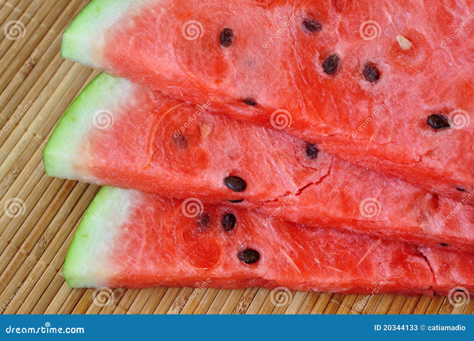 Water melon slices stock image. Image of melon, fresh - 20344133