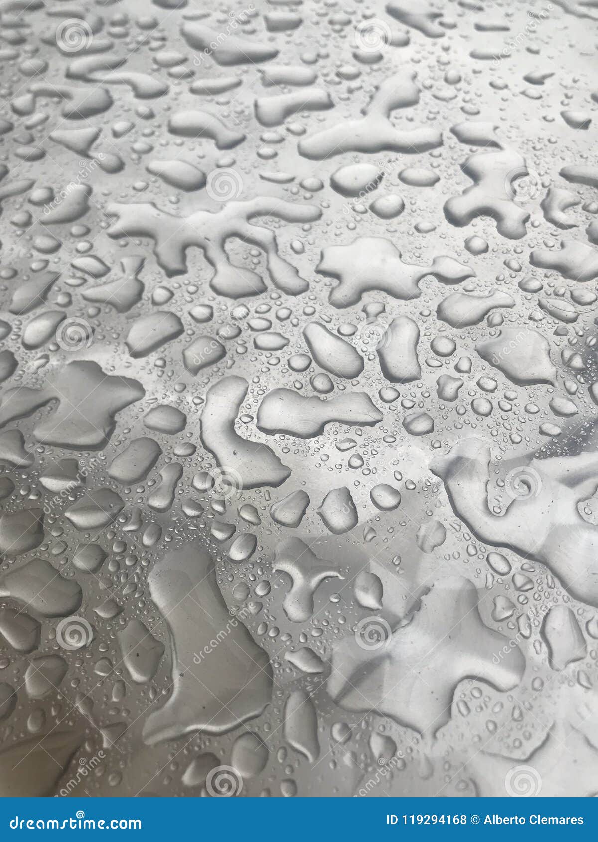 Water on metal stock photo. Image of water, raining - 119294168