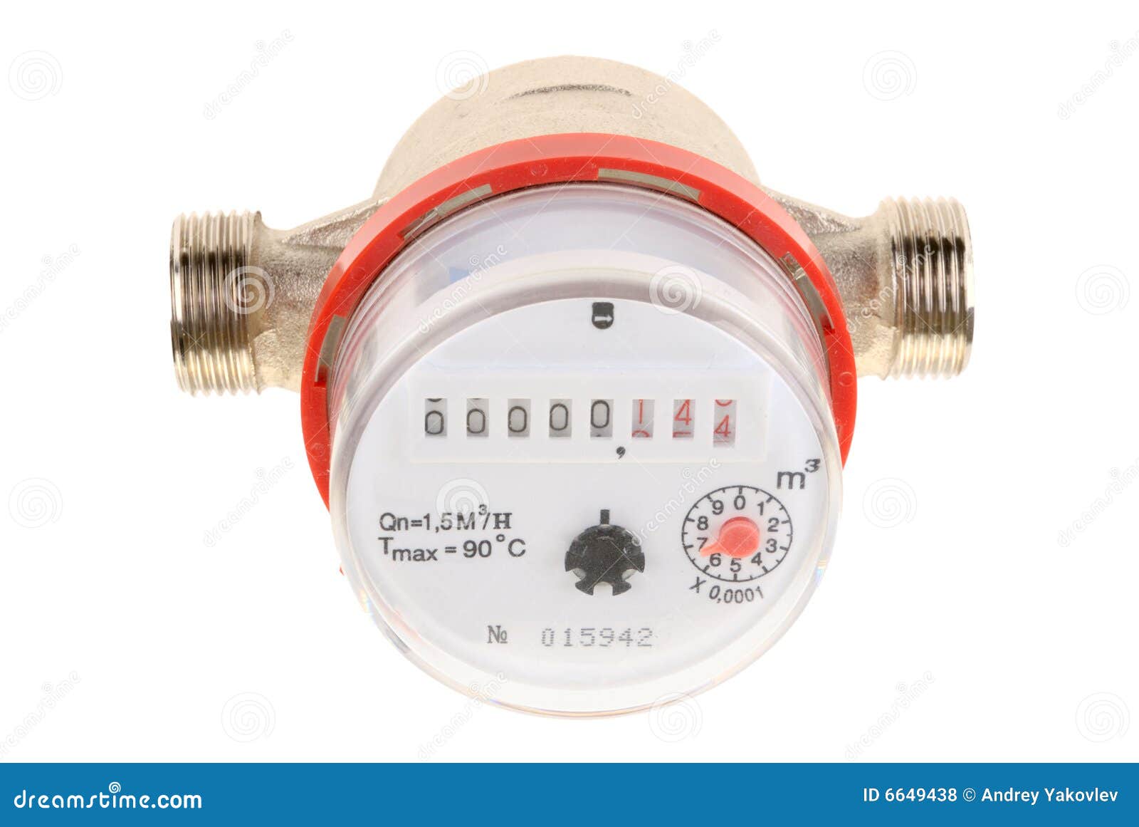 Water meter stock photo. Image of equipment, connect, liquid - 6649438