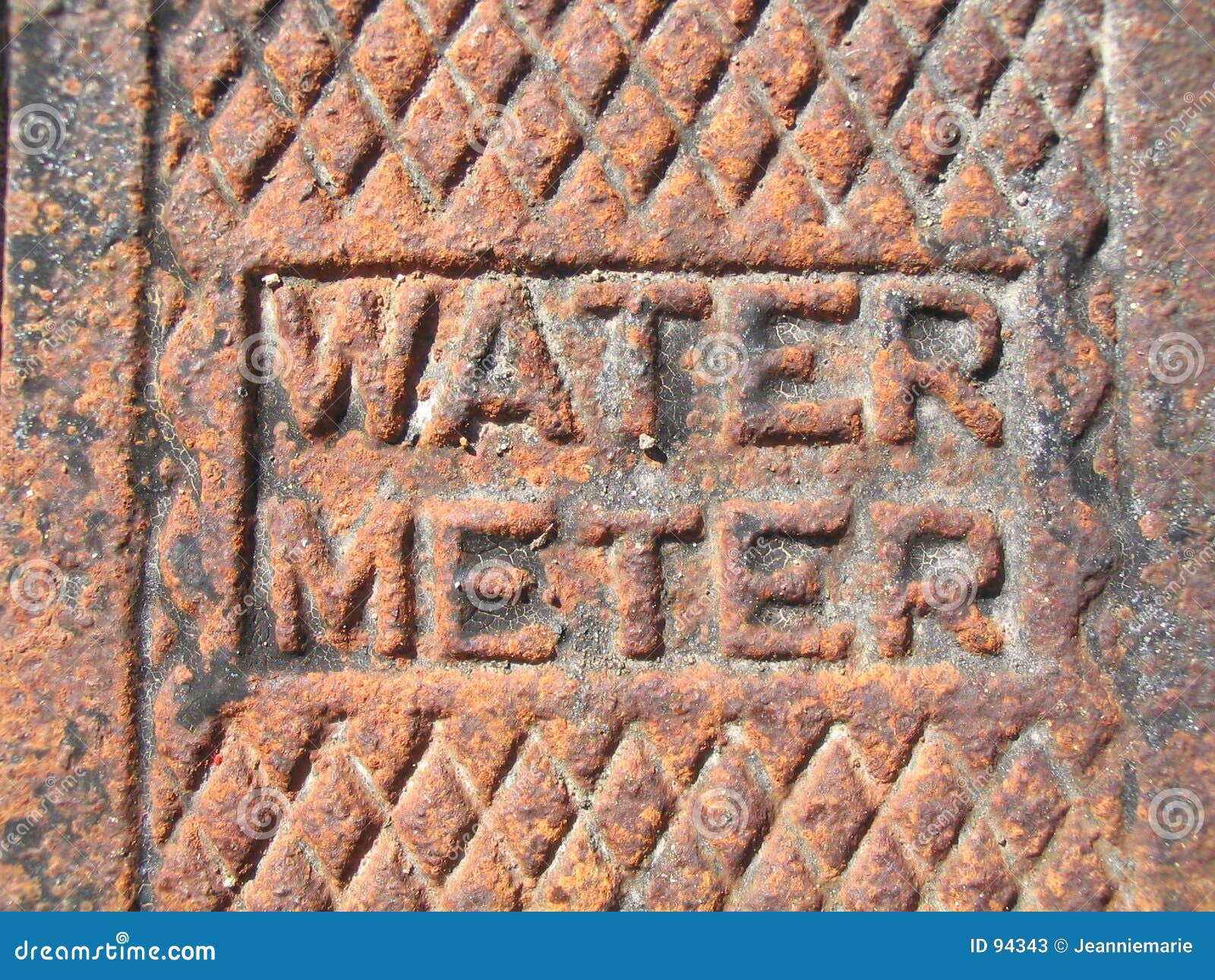 Water Meter stock image. Image of utilities, services, rust - 94343