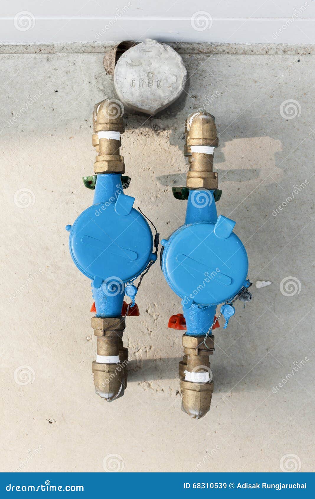 Water meter stock image. Image of bright, industrial - 68310539