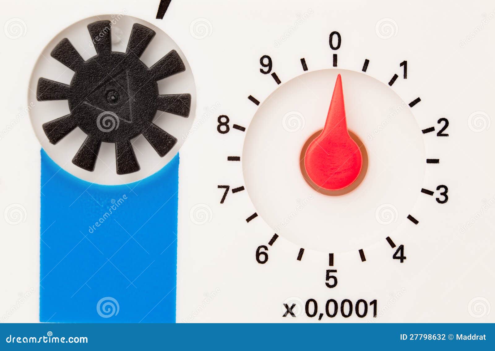 Water meter, close up. stock photo. Image of measure - 27798632