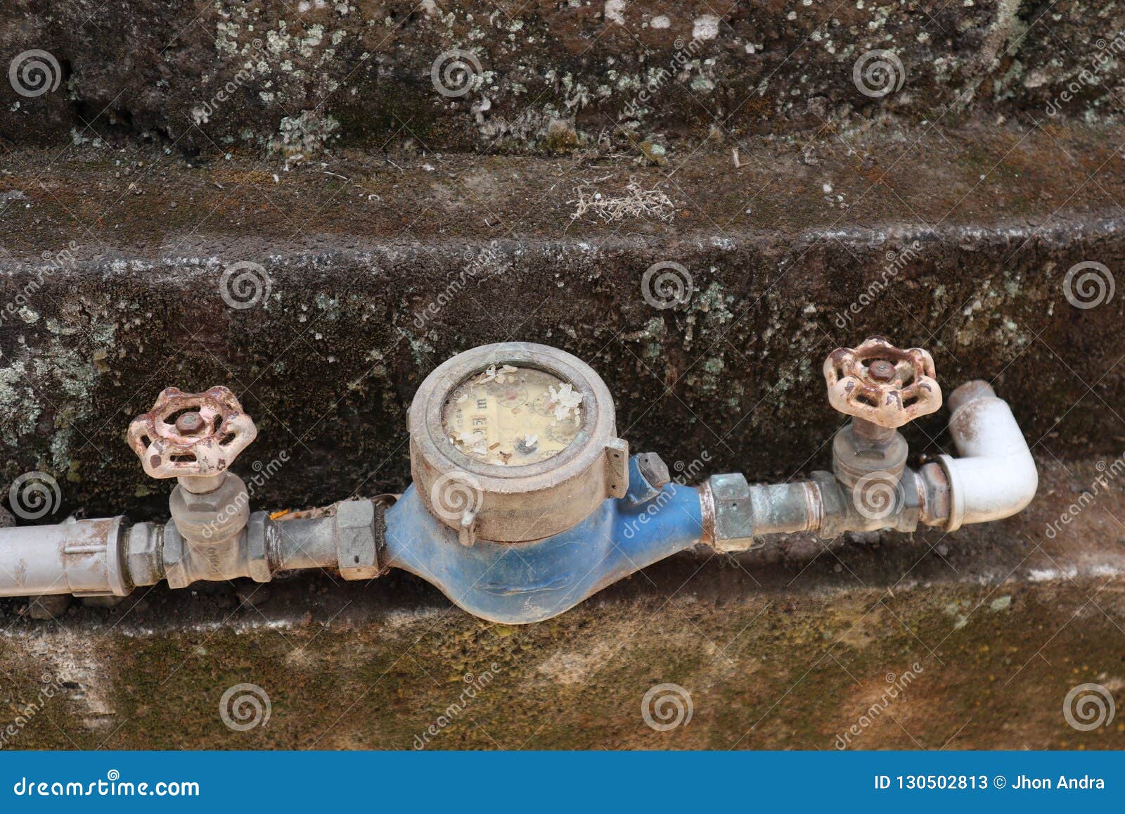 Water meter stock image. Image of dirty, indicator, home - 130502813