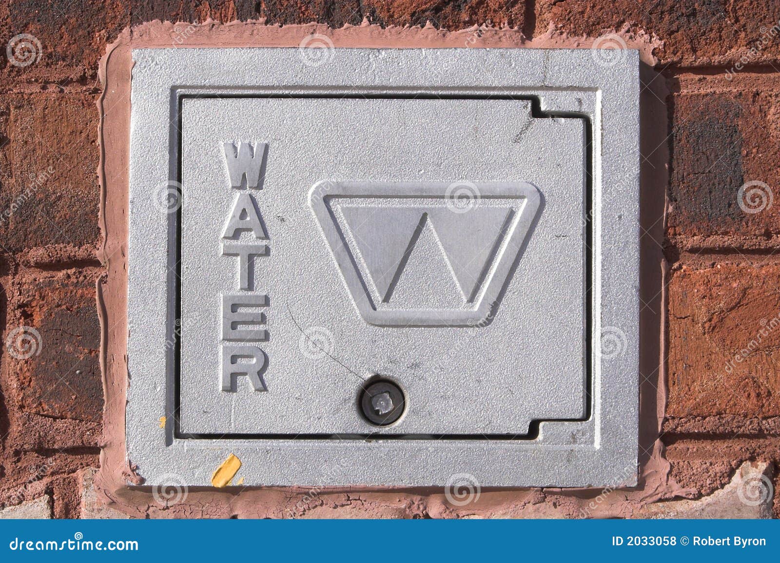 Water meter cover stock photo. Image of utility, meter - 2033058