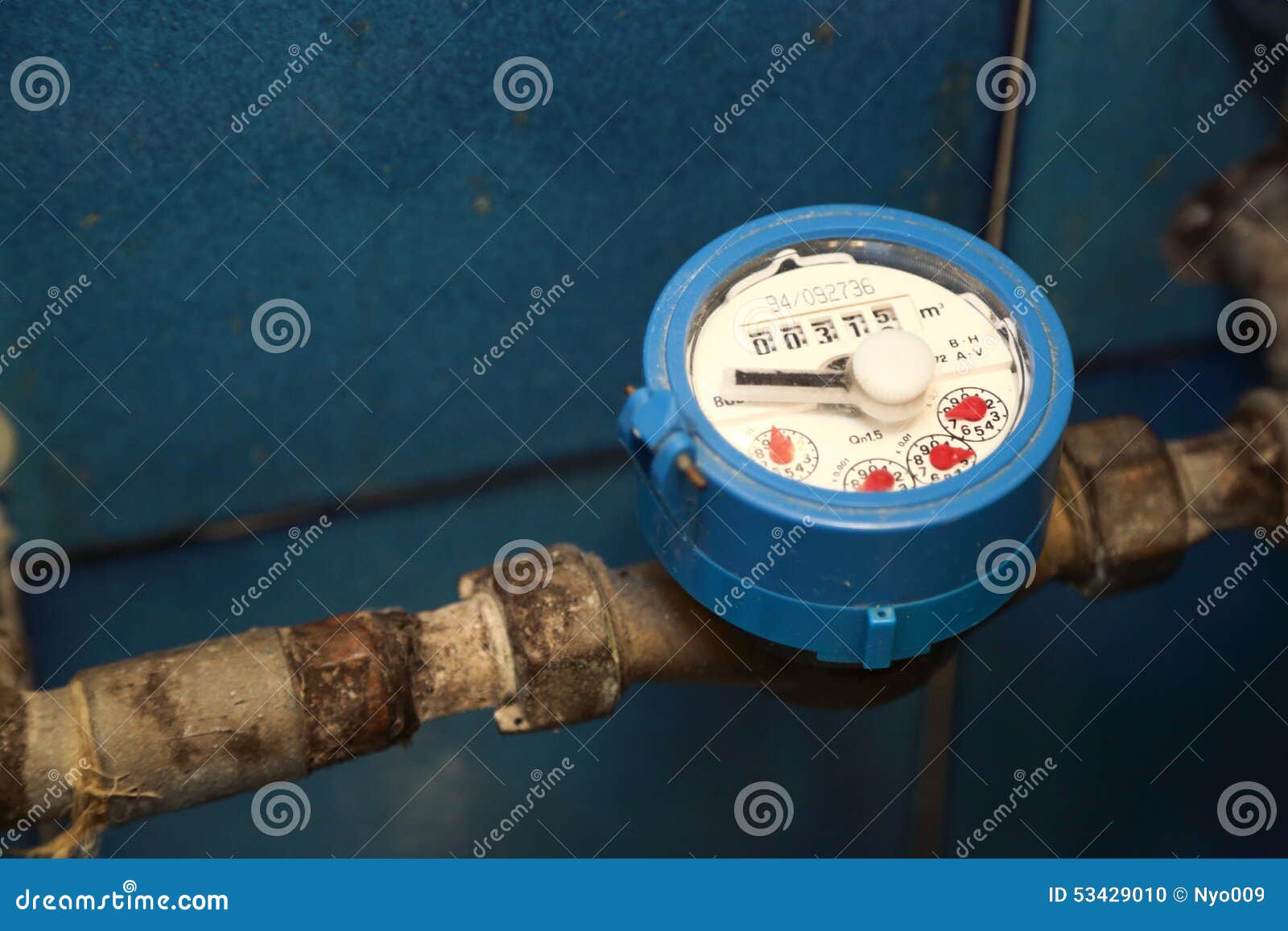 Water Meter Stock Photo | CartoonDealer.com #53429010