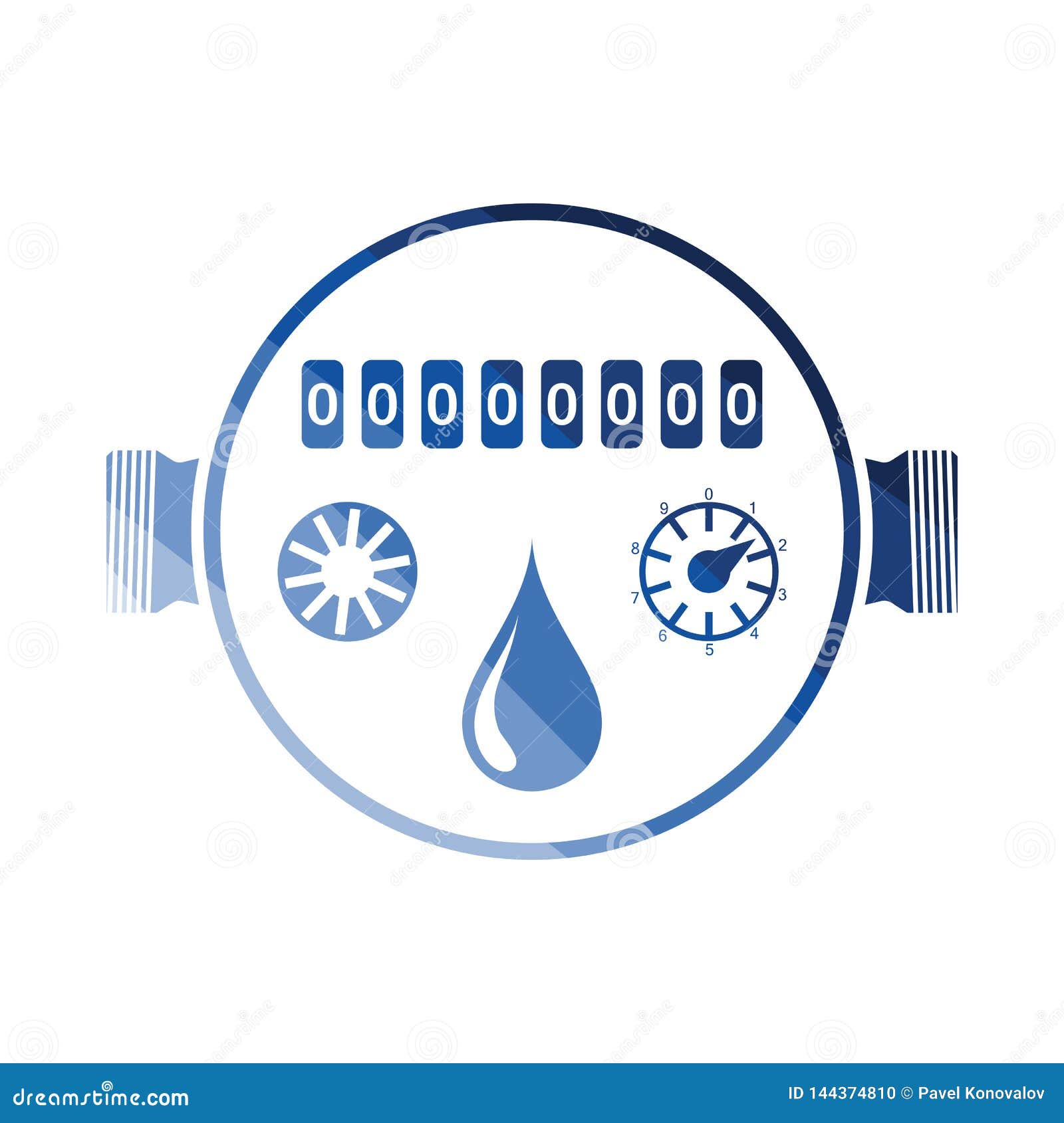 Water Meter, Analog Electric Meter, Heat Meter, Gas Meter For The ...