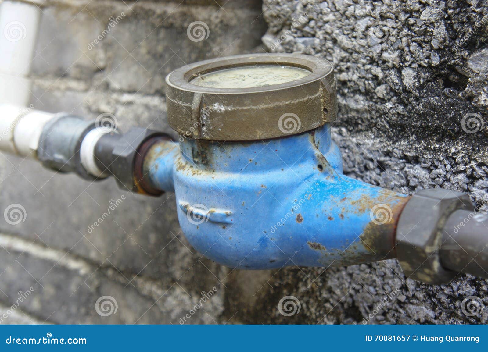 Water meter stock image. Image of construction, plumbing - 70081657
