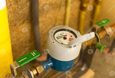 Water meter stock image. Image of interior, home, color - 41242625