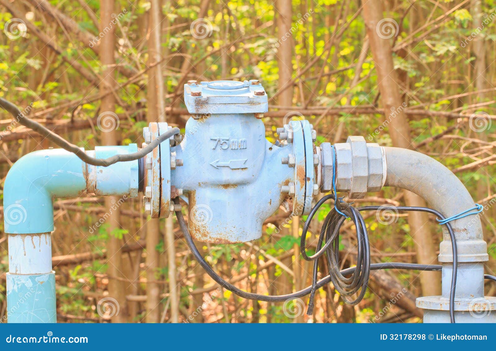 Water meter stock photo. Image of retro, grunge, water - 32178298