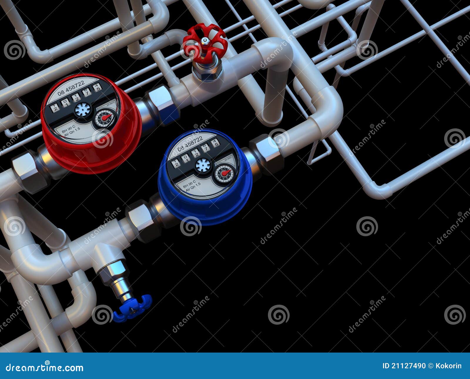 Water Meters Icon Cartoon Vector Illustration | CartoonDealer.com #88212604