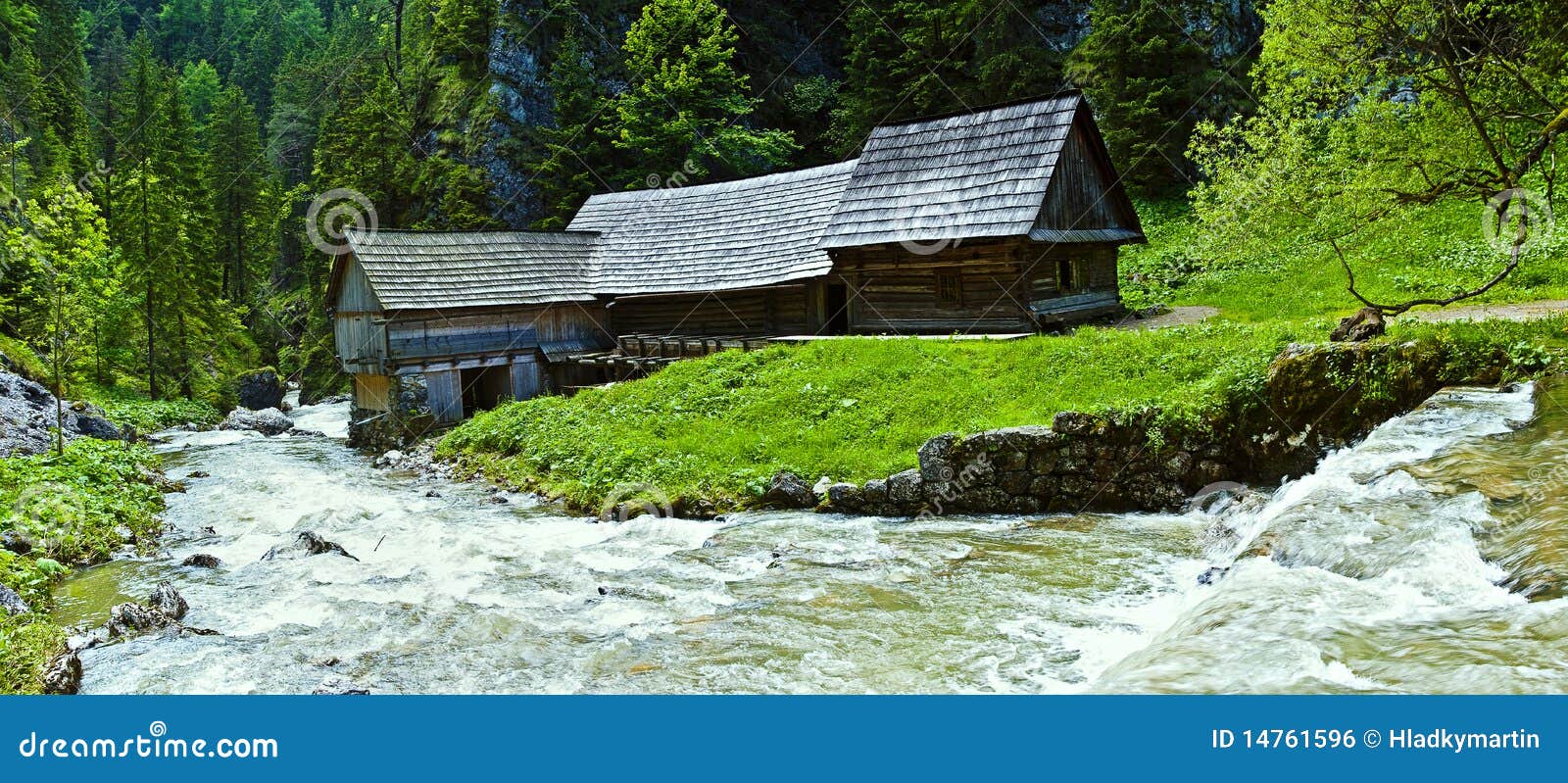 Water mil stock photo. Image of legend, tourist, olden - 14761596