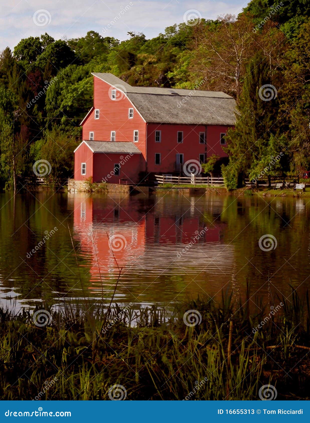 Hunterdon County New Jersey Water Mill Stock Image - Image of clinton ...