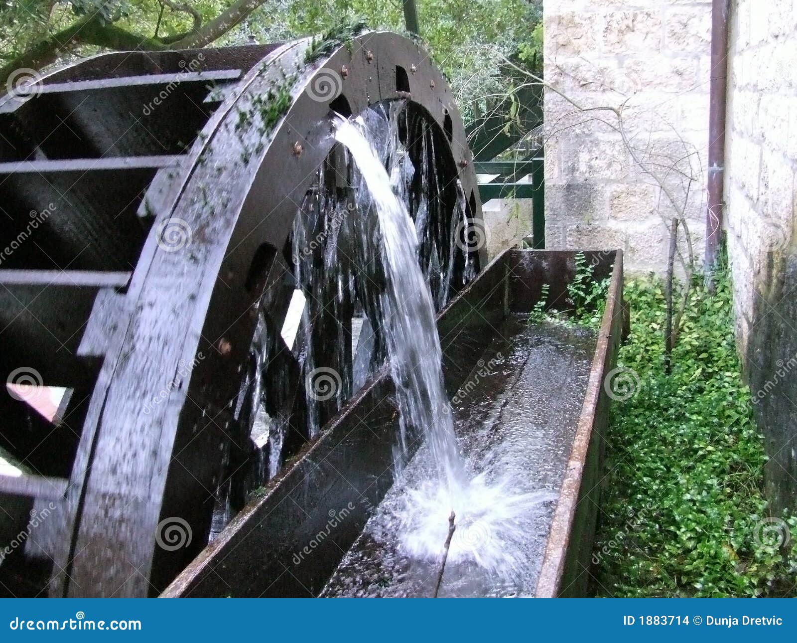Water mill stock photo. Image of power, colored, energy - 1883714