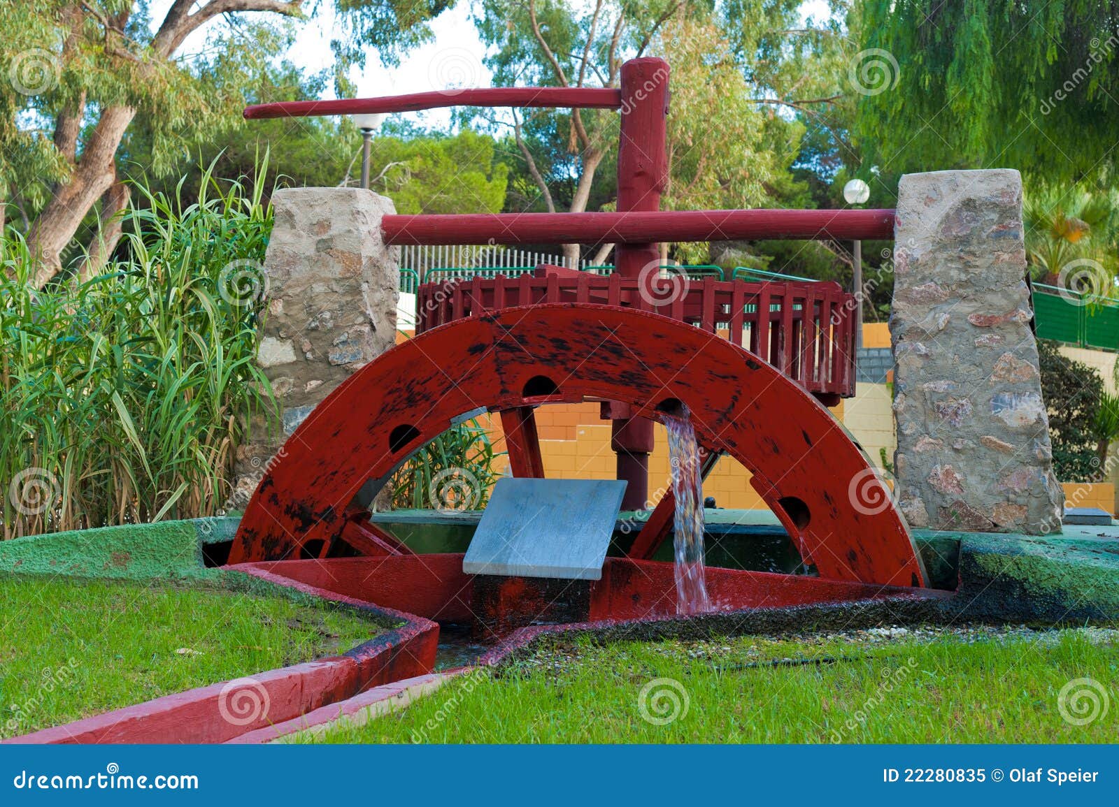 Water mill stock image. Image of working, horizontal - 22280835