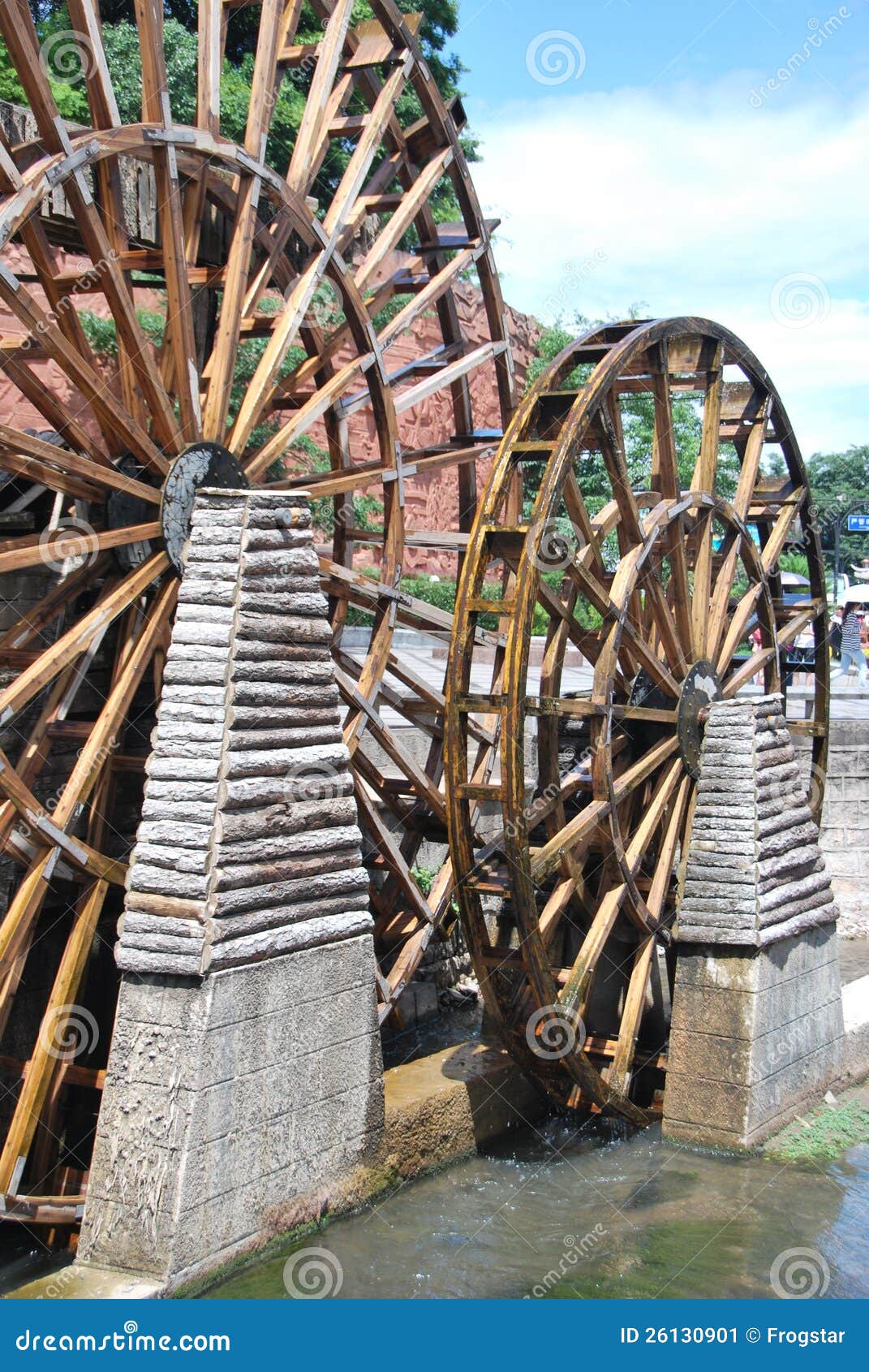 Water mill stock image. Image of town, city, rotate, outdoors - 26130901