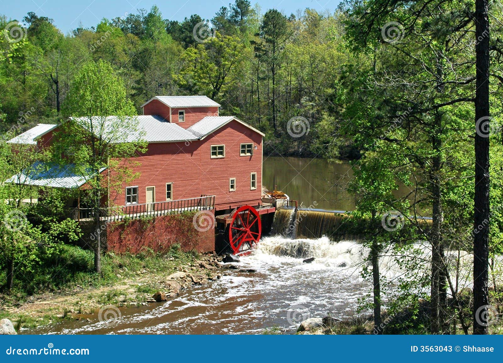 Water Mill stock image. Image of flour, grist, mill, creek - 3563043