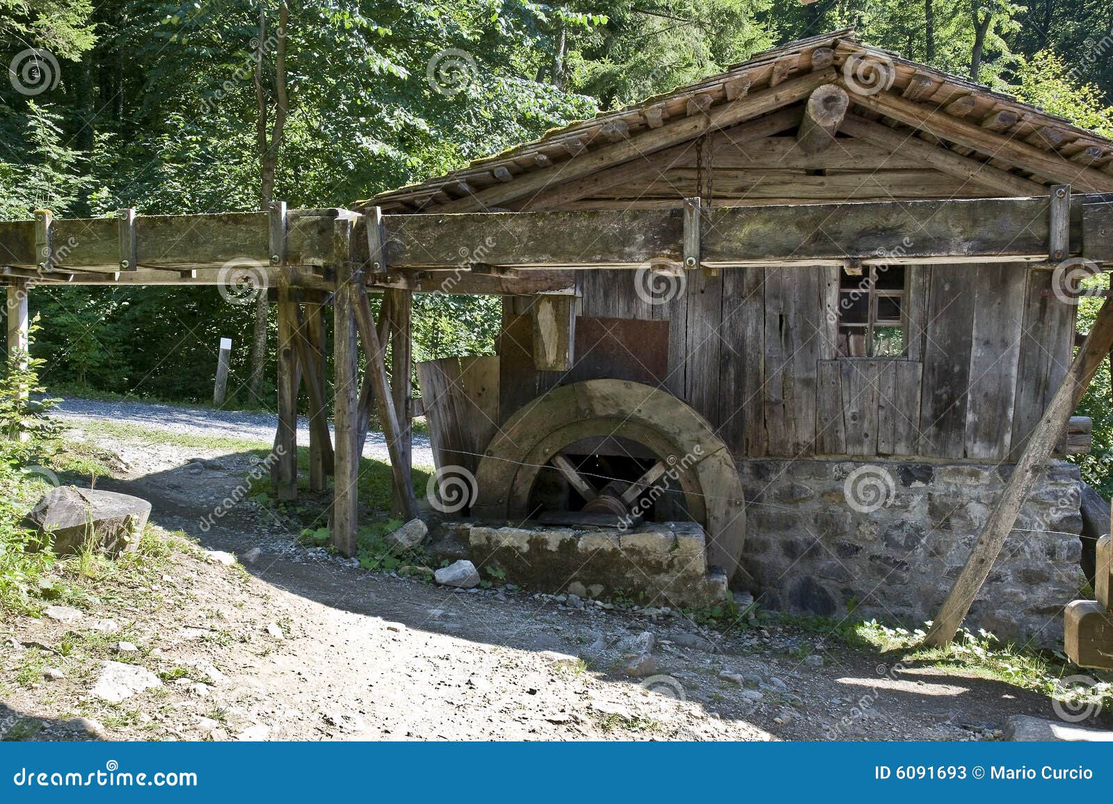 Water mill stock image. Image of corn, europe, mortar - 6091693