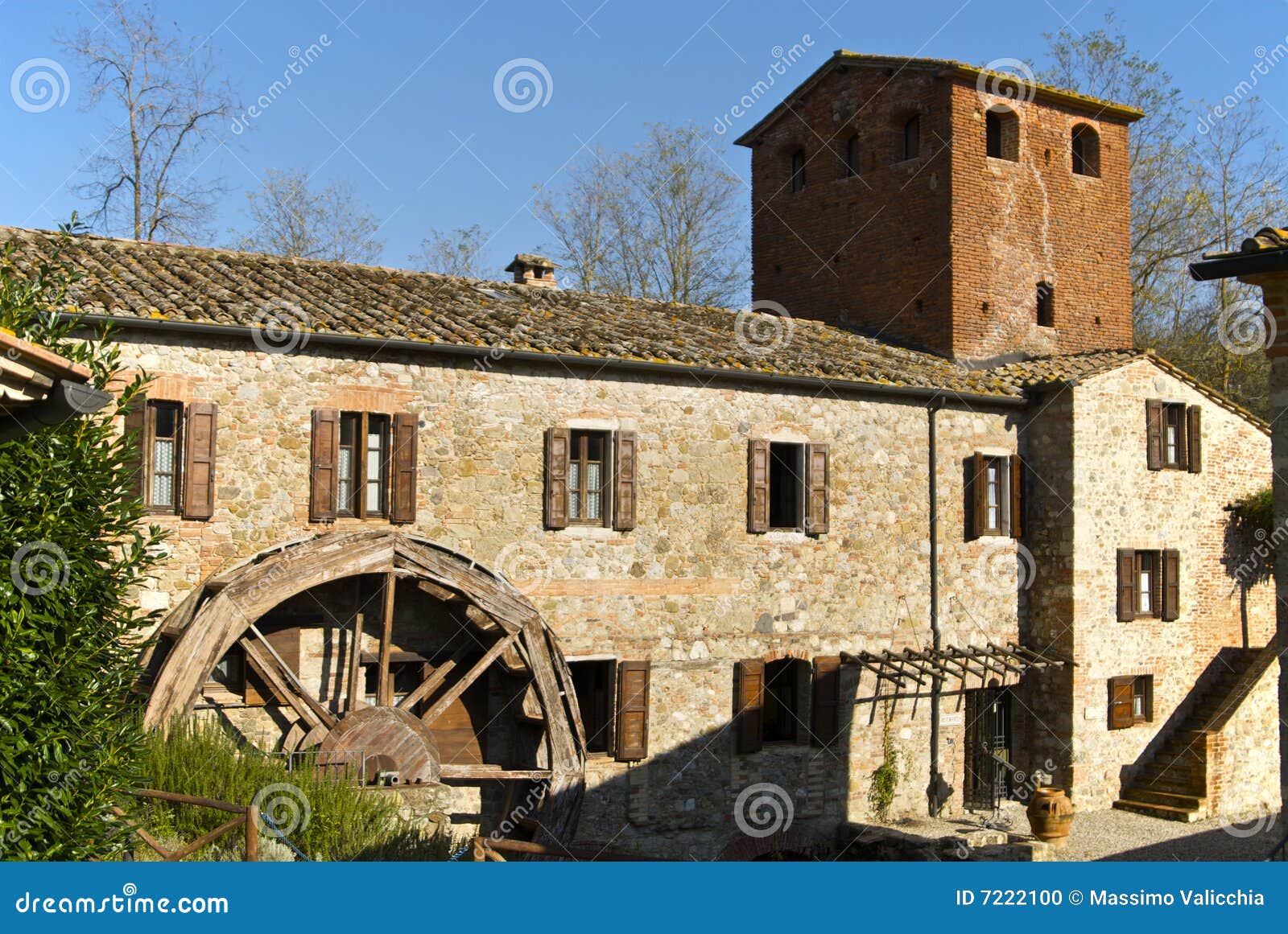 Water Mill stock photo. Image of country, italy, autumn - 7222100