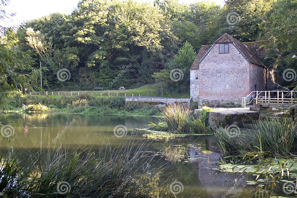 The Water Mill stock image. Image of calm, water, watermill - 722795