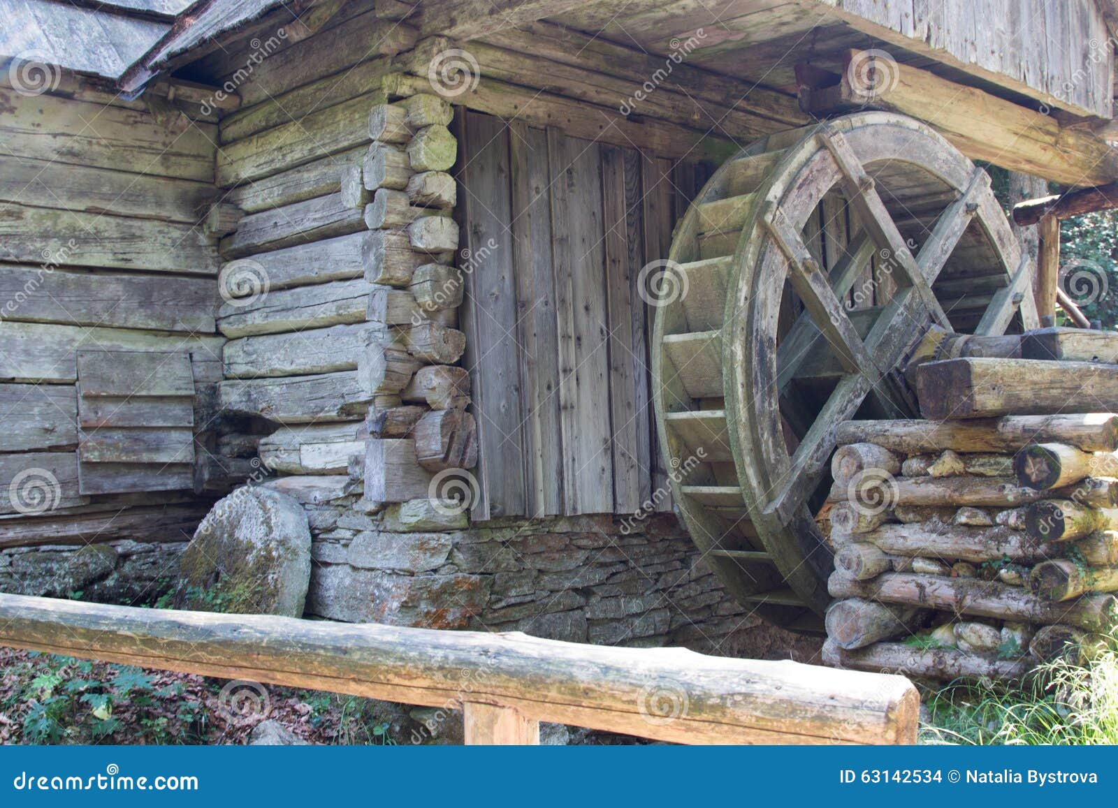 Water mill stock photo. Image of grass, rural, historical - 63142534