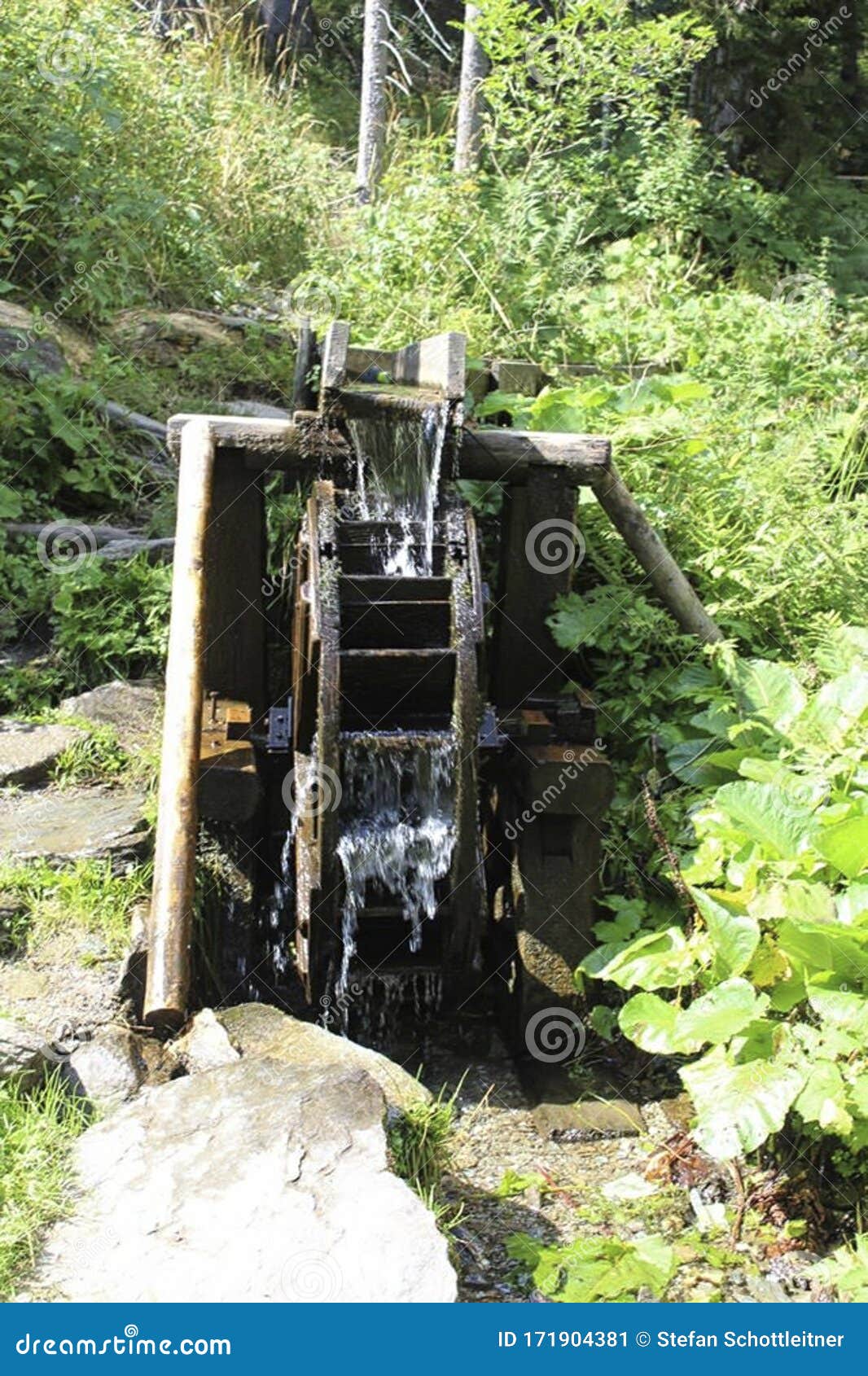 A Water Mill Inside the Forest Stock Image - Image of nature, forest ...