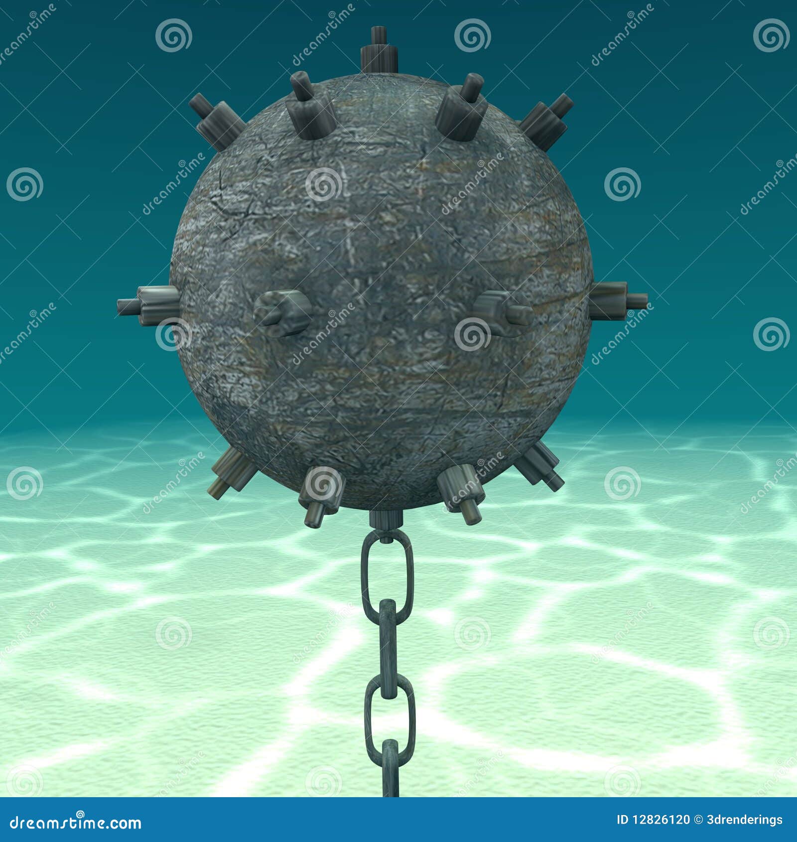 Water mine stock illustration. Illustration of graphics - 12826120