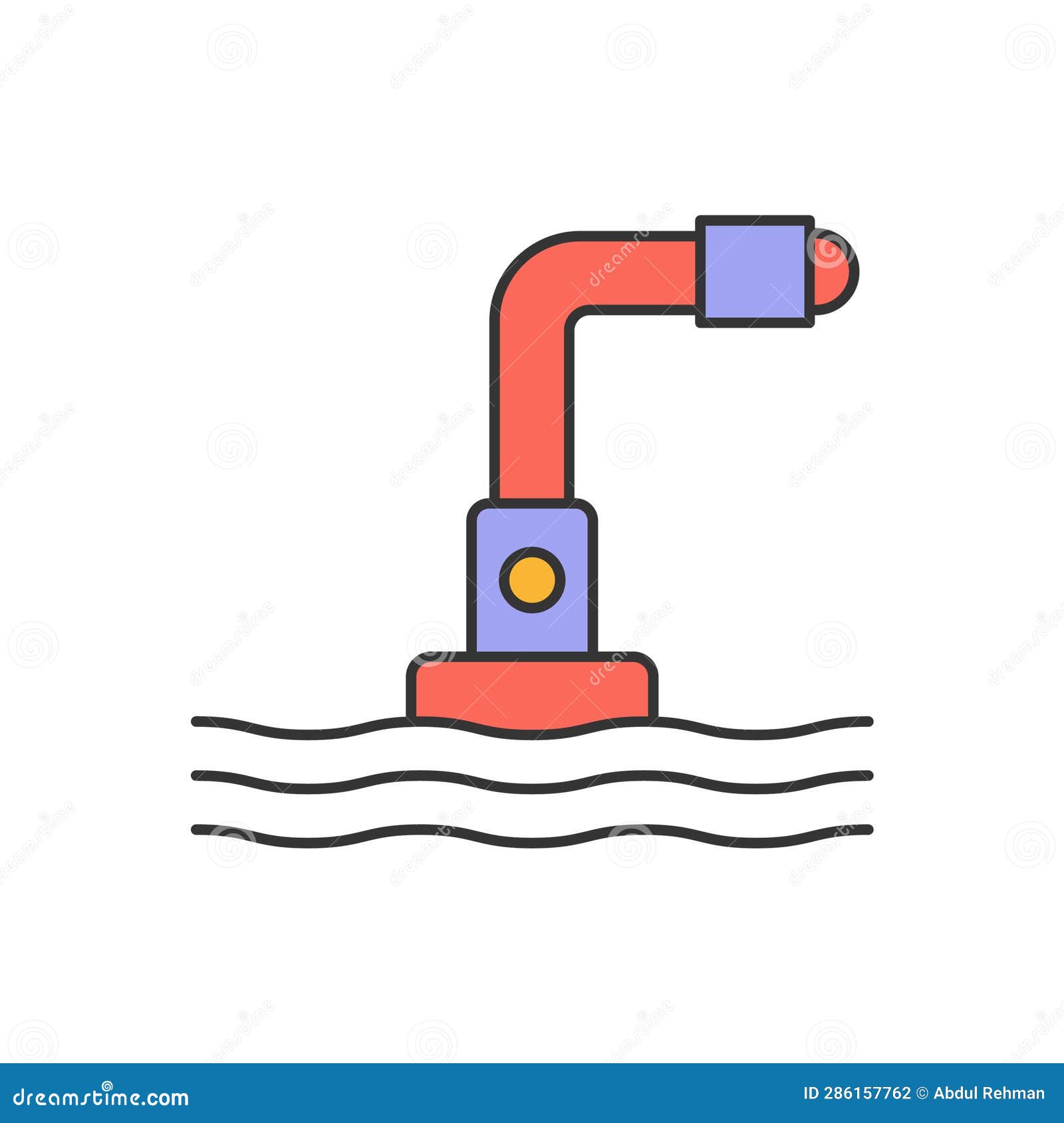 Water Missile Vector Icon Which Can Easily Modify or Edit. Stock Vector ...