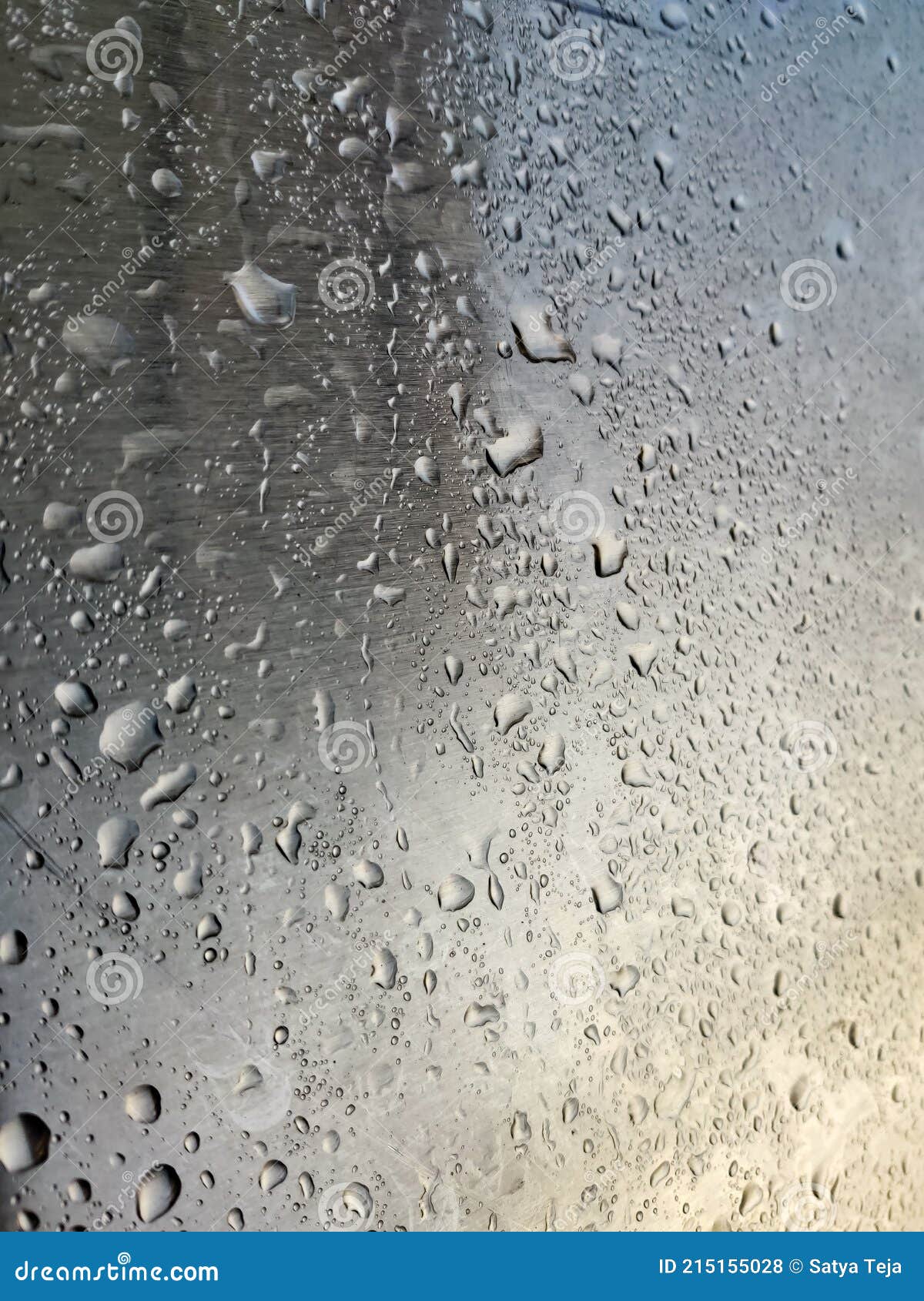 Water Mist or the Condensate Drops on a Material. Dew Background Stock ...