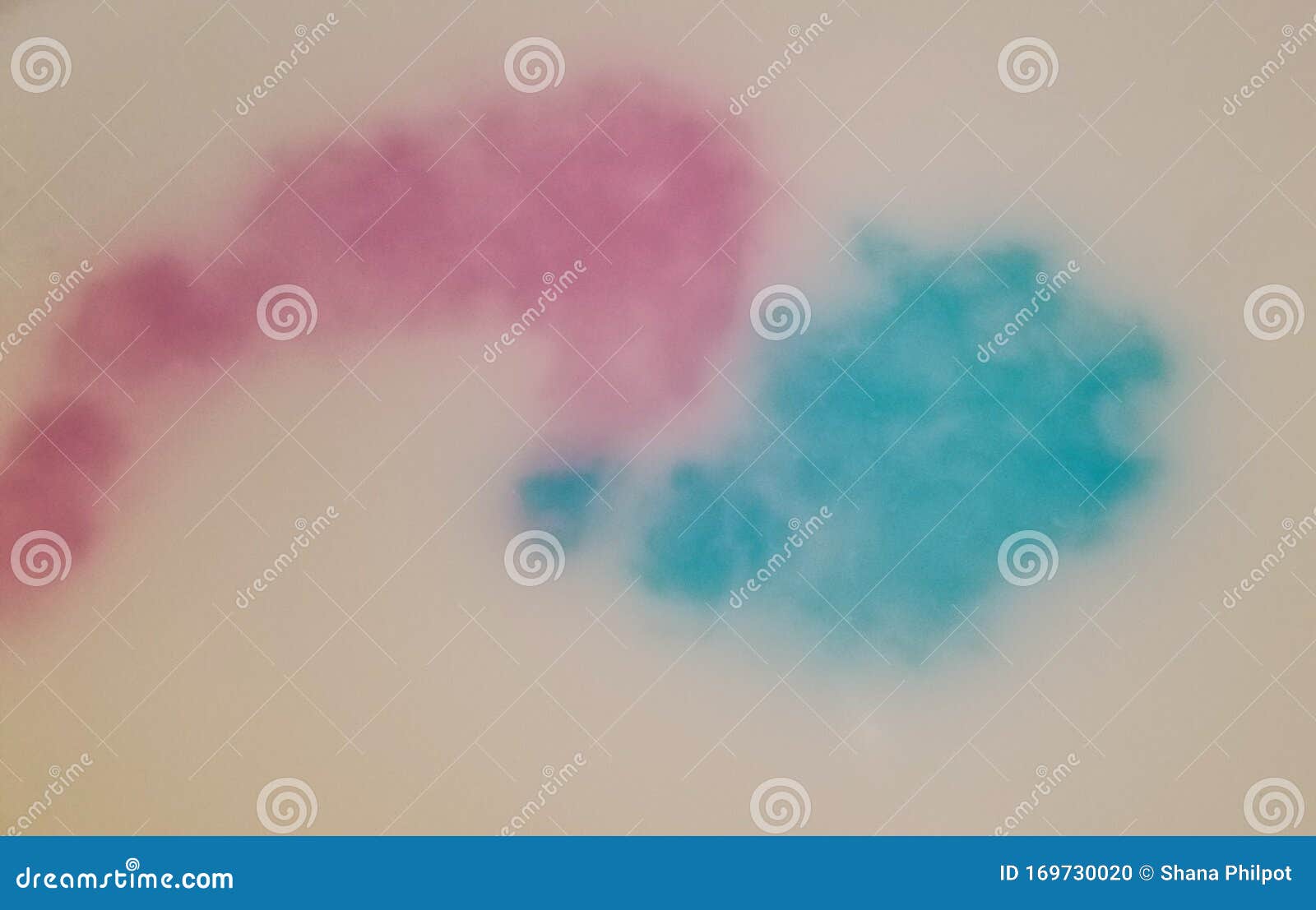 Water Mix of Red and Blue Dye. Stock Photo - Image of water, blue ...