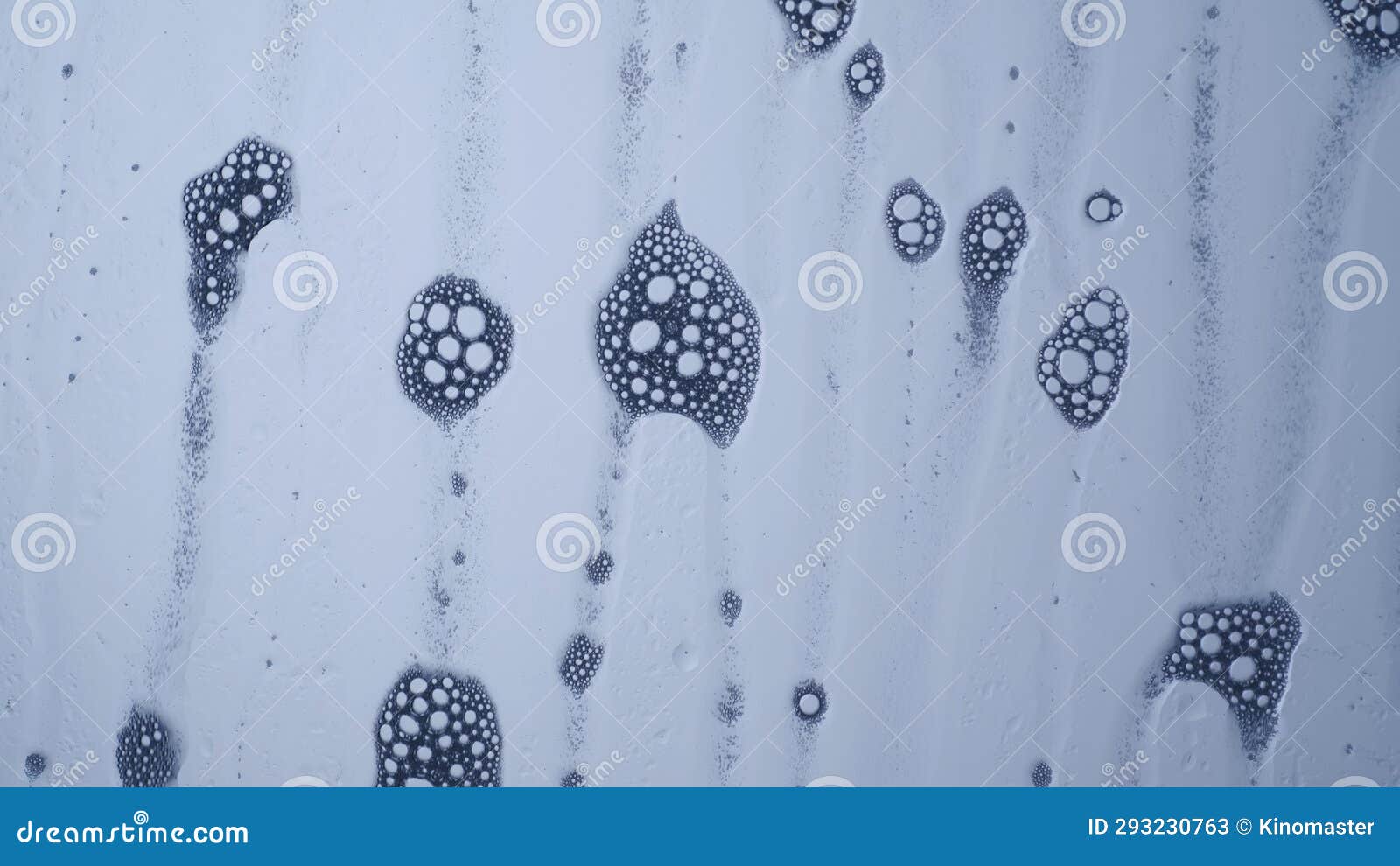 White Foam Falling Flowing Down by Surface Creating Special Effect ...