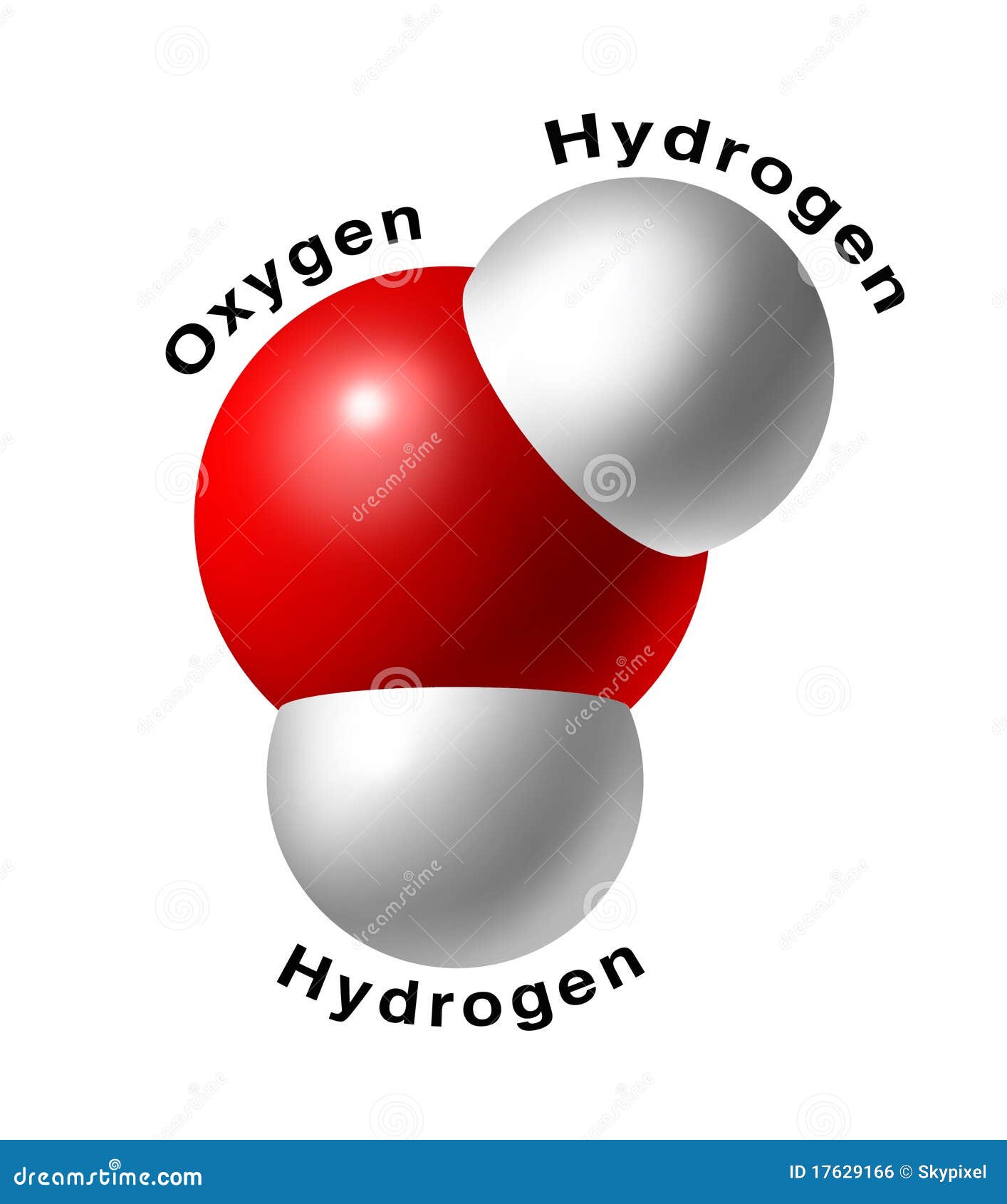 Water Molecule H2o Isolated Oxygen Hydrogen Red Wh Stock Photography ... Water Molecule H2o Isolated Oxygen Hydrogen Red Wh Stock Photography ...