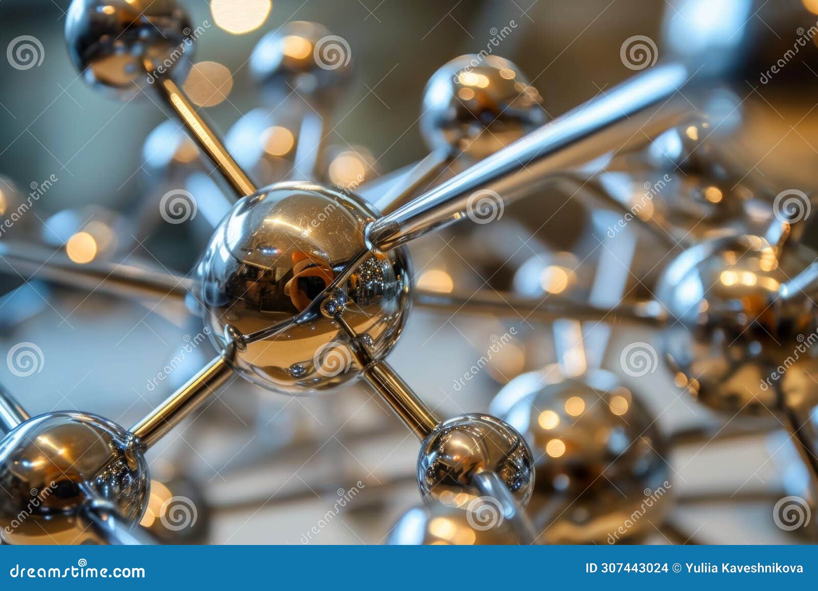 Water Molecule Hydrogen Oxygen Atoms Molecules Magnification Microscope ...