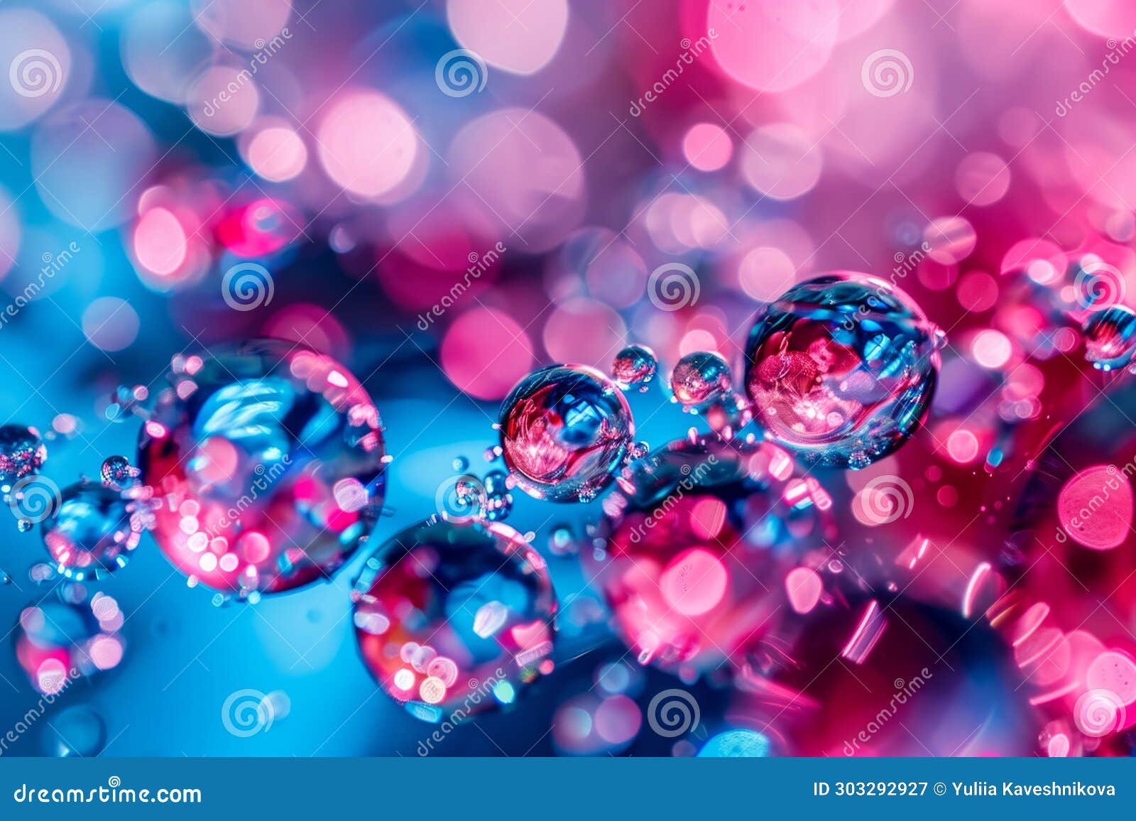 Water Molecule Hydrogen Oxygen Atoms Molecules Magnification Microscope ...