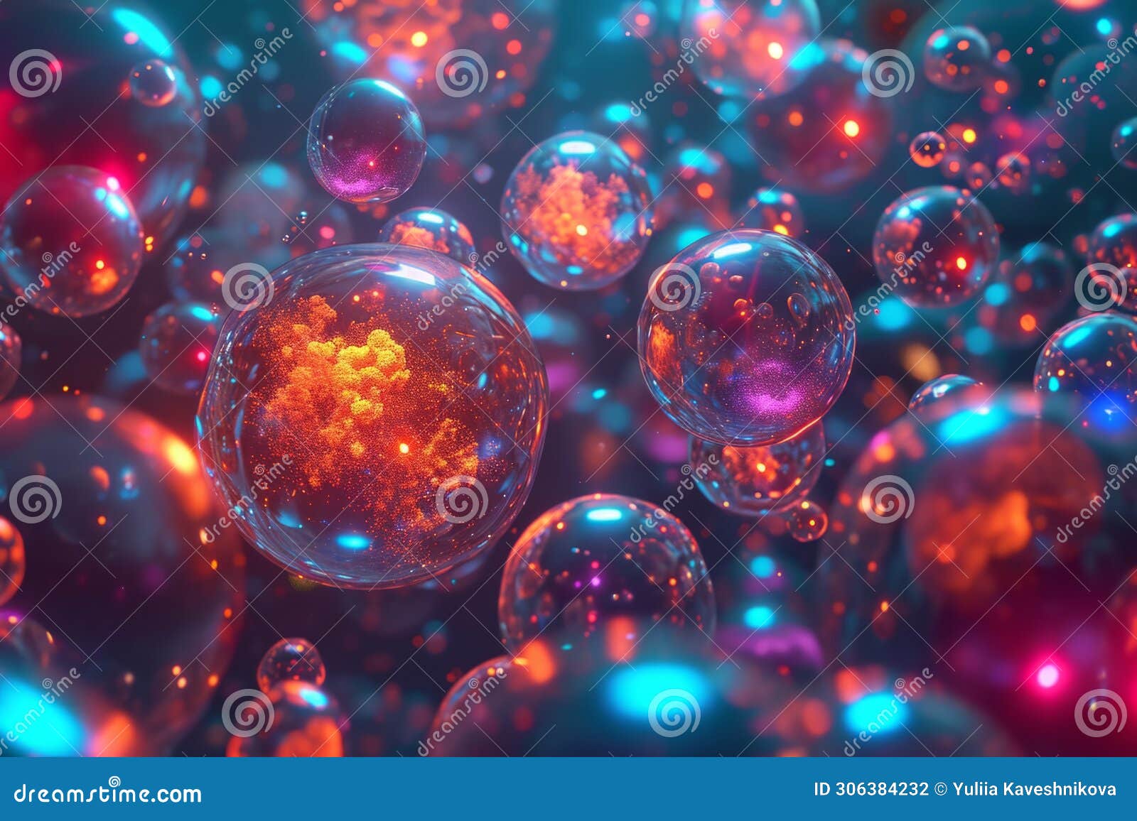 Water Molecule Hydrogen Oxygen Atoms Molecules Magnification Microscope ...