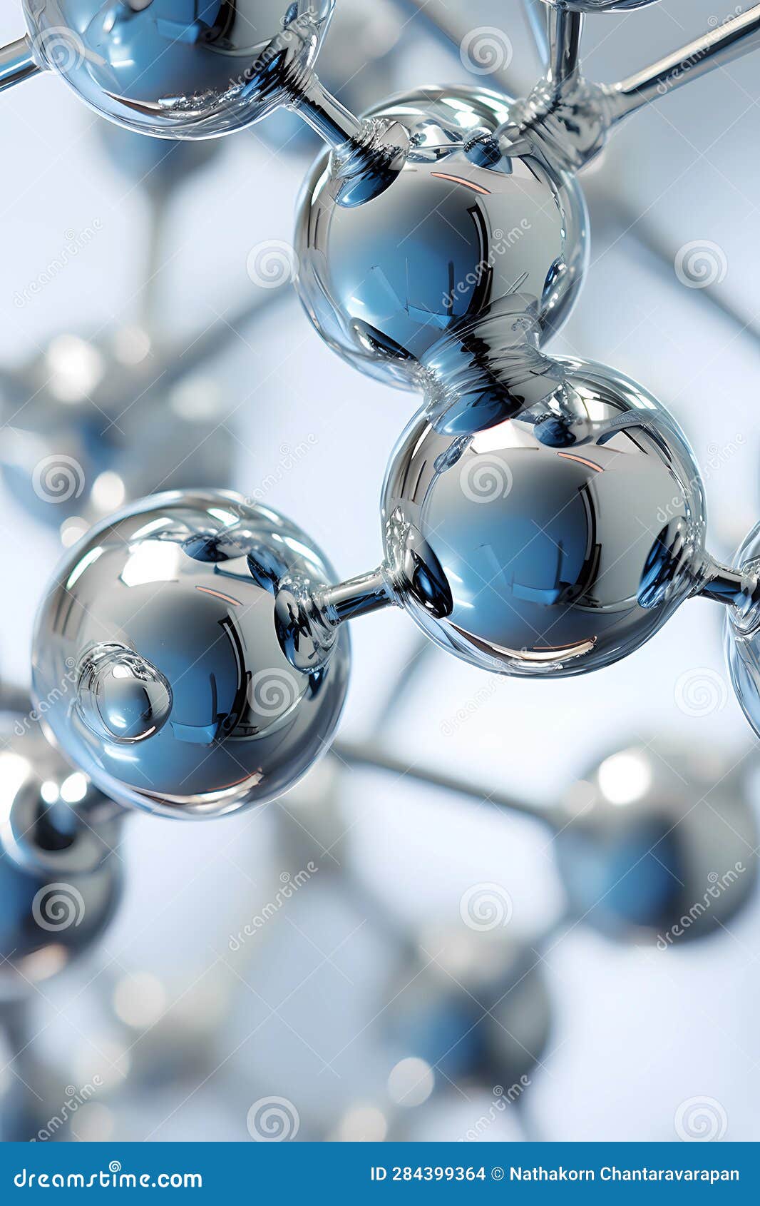 Water Molecule, Molecule Of Chemical Molecule Stock Photo ...